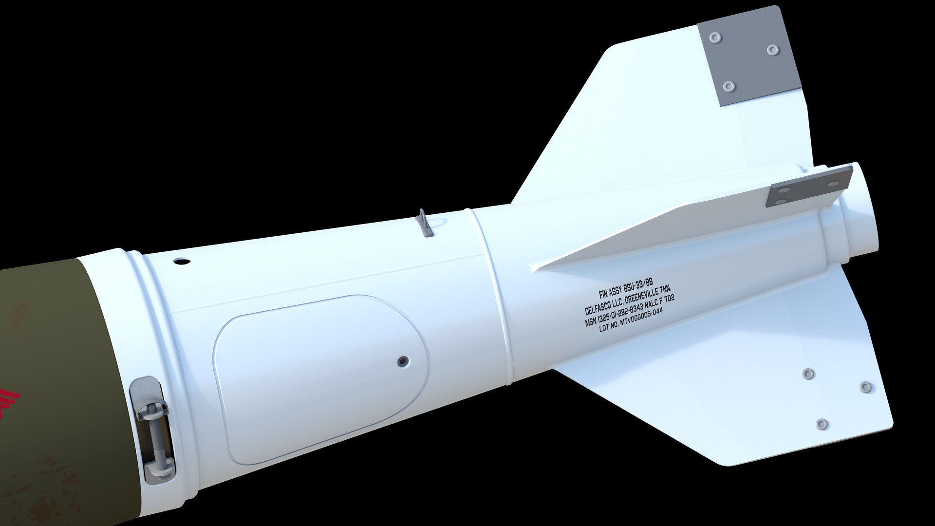 Edgar B - BLU-111(Mk 82) unguided, low-drag general-purpose bomb with BSU-33 tail kit assembly