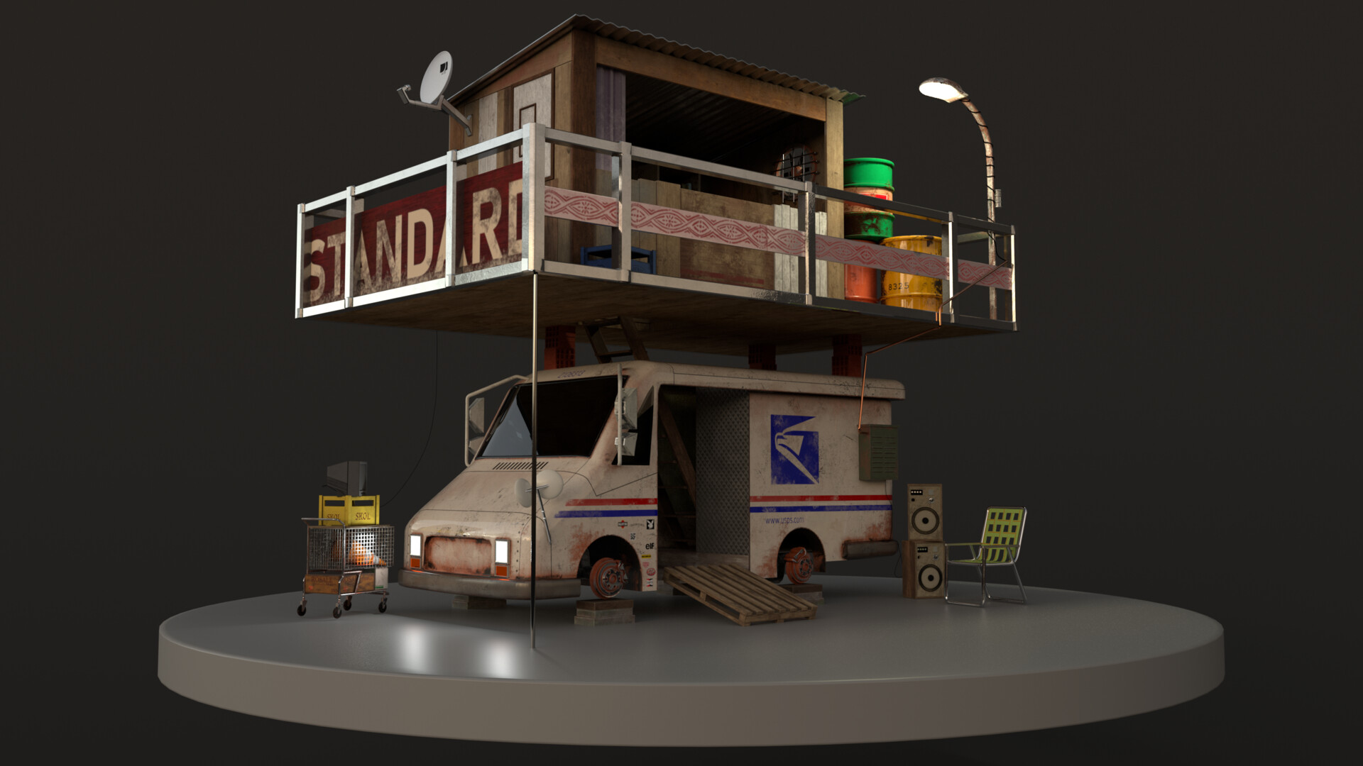 ArtStation - Wasteland Sentry