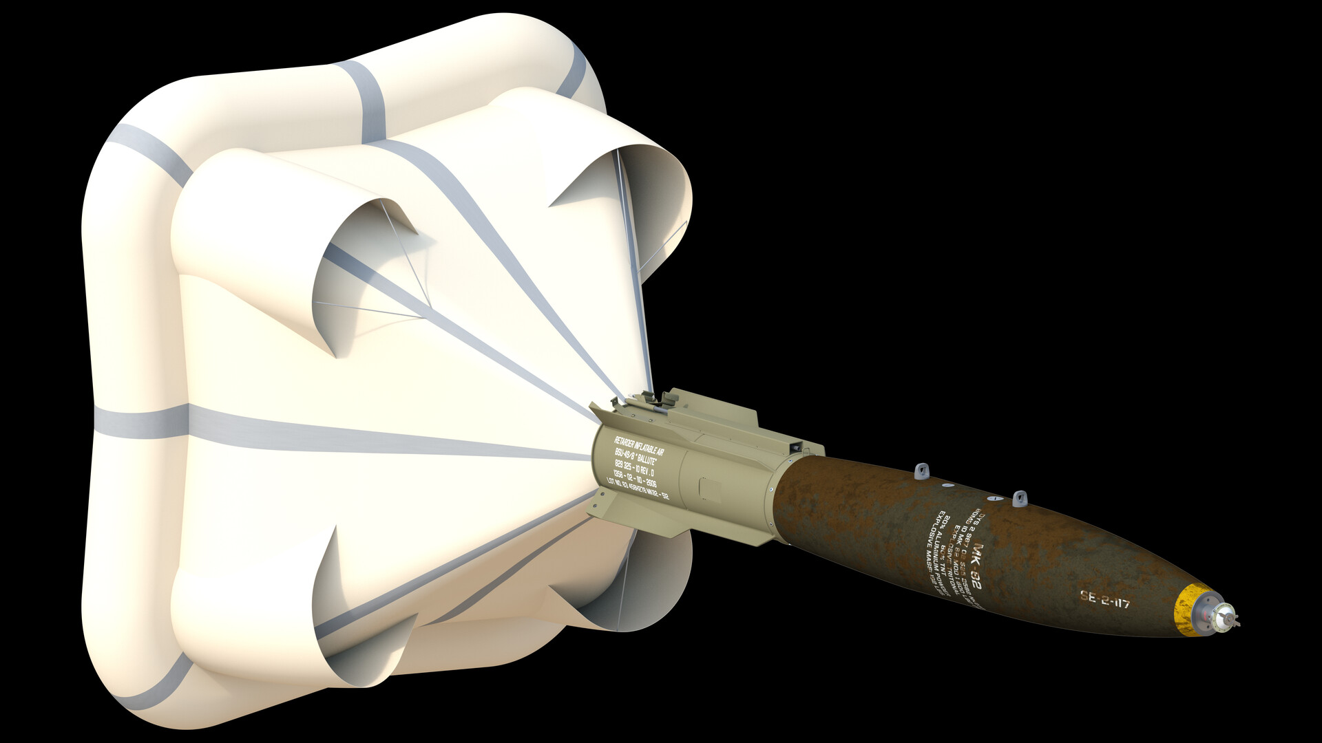 Edgar B - MK82 with a BSU-49/B high drag tail assembly