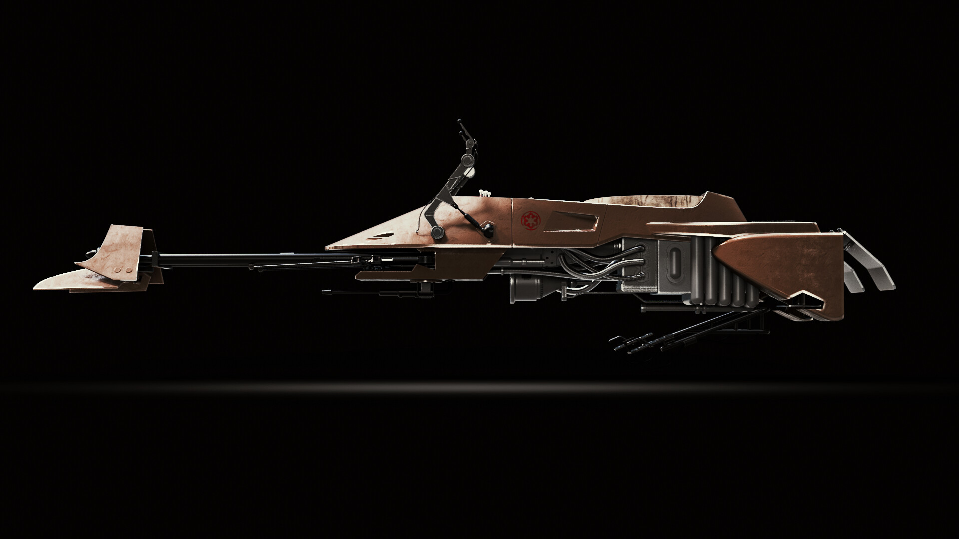 ArtStation - Star Wars Speeder Bike Episode VI