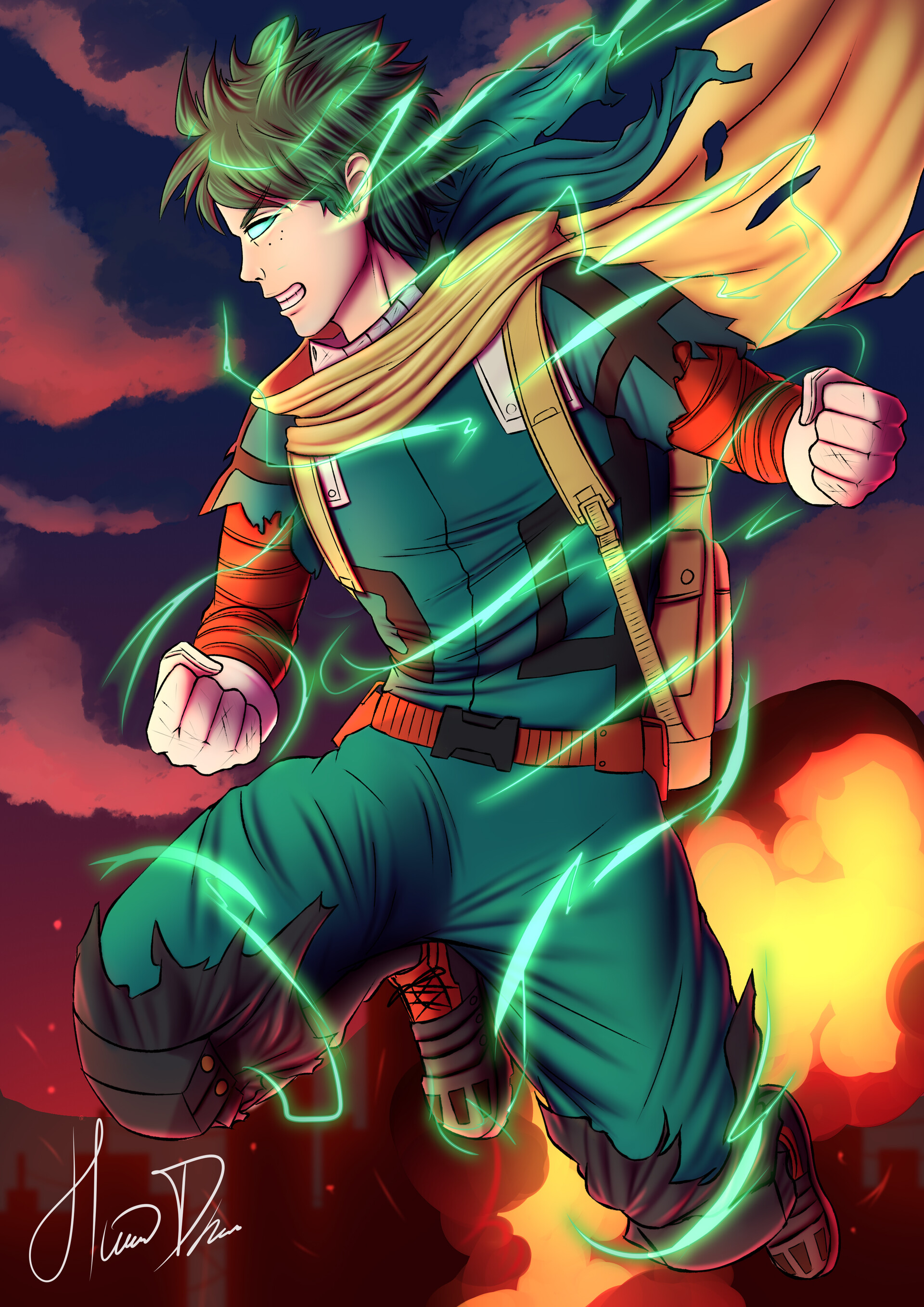 ArtStation - Deku fanart in my style
