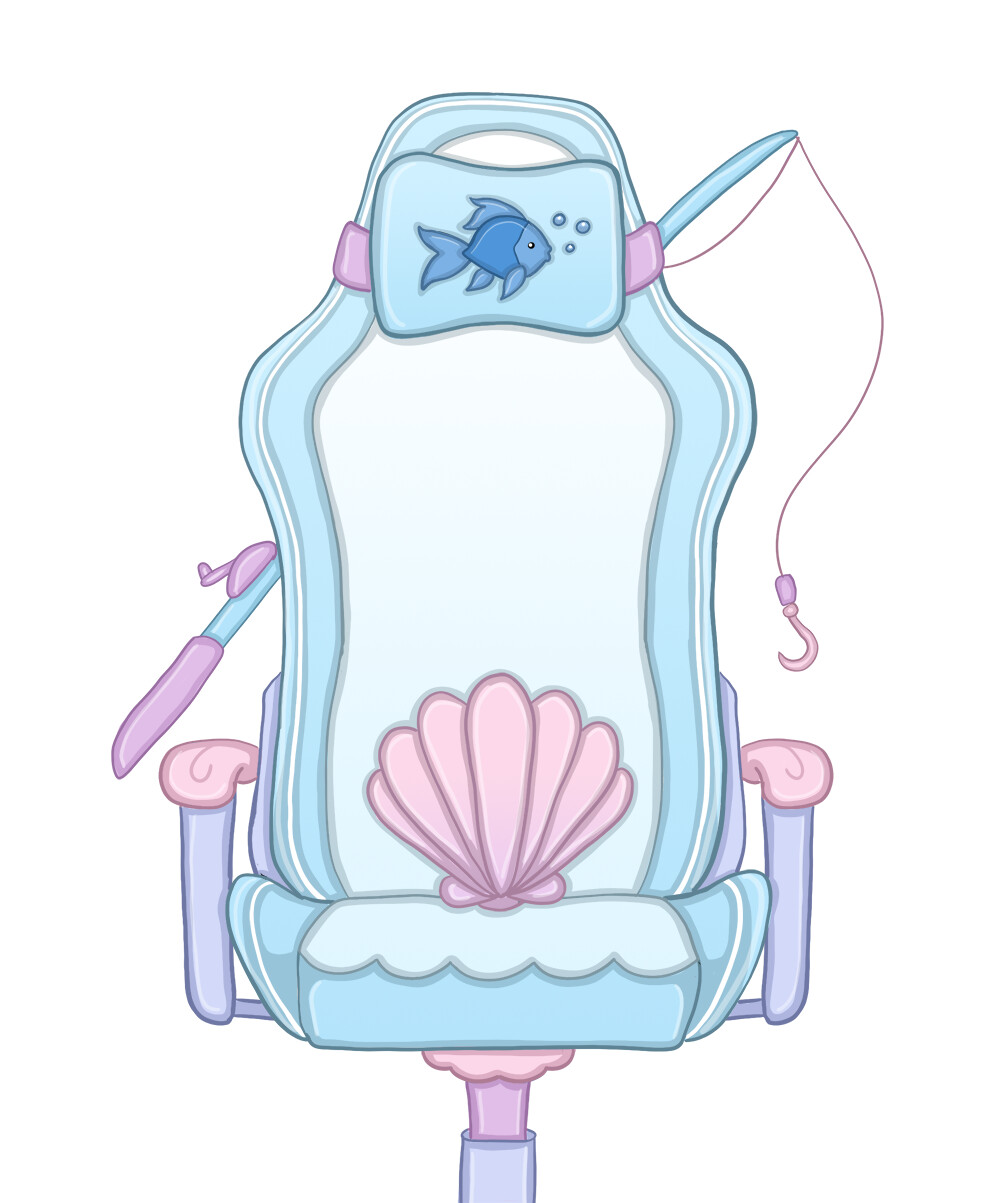 ArtStation - outcastrae's custom vtuber chair