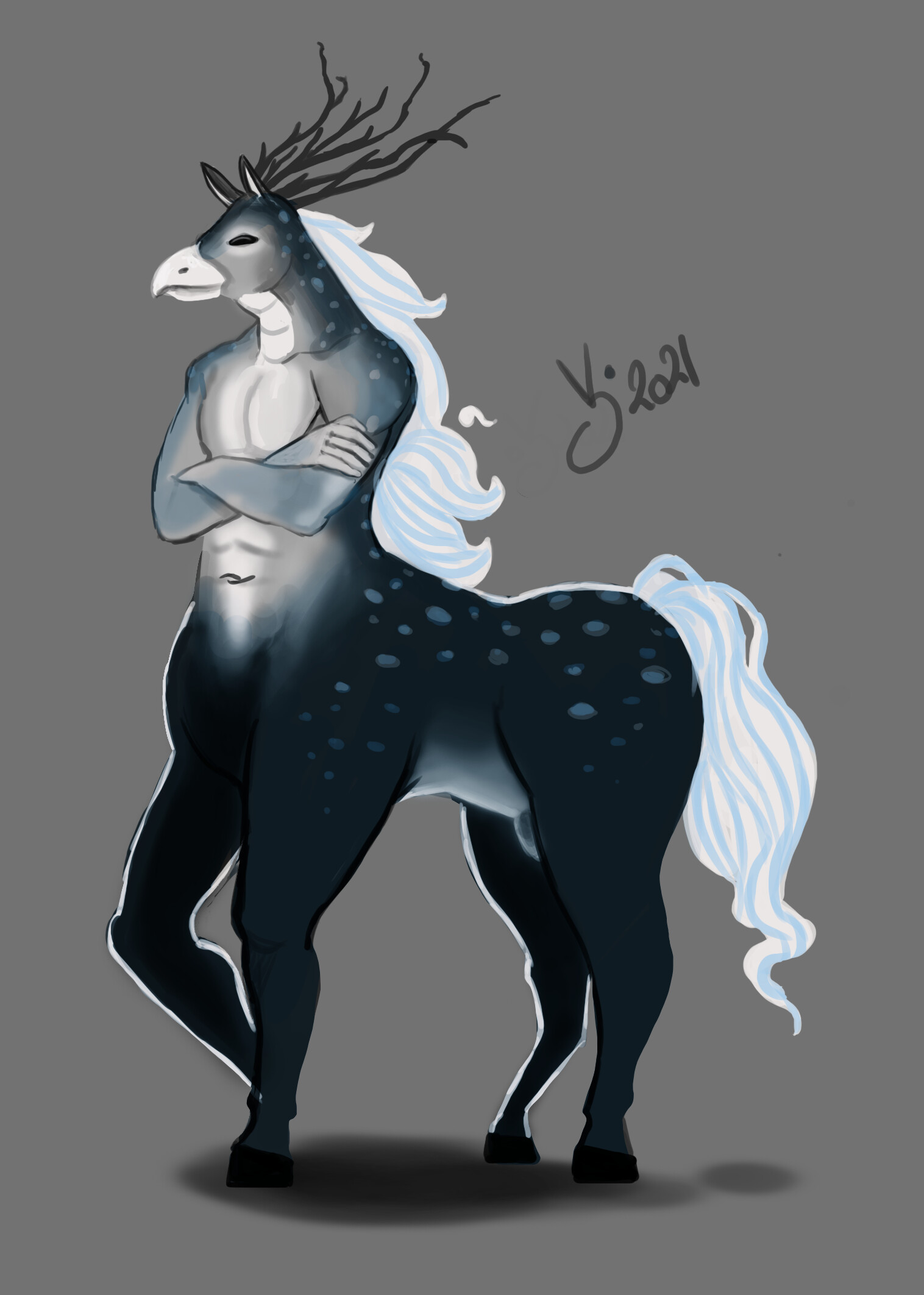 ArtStation - Chara design: Snowy centaurus