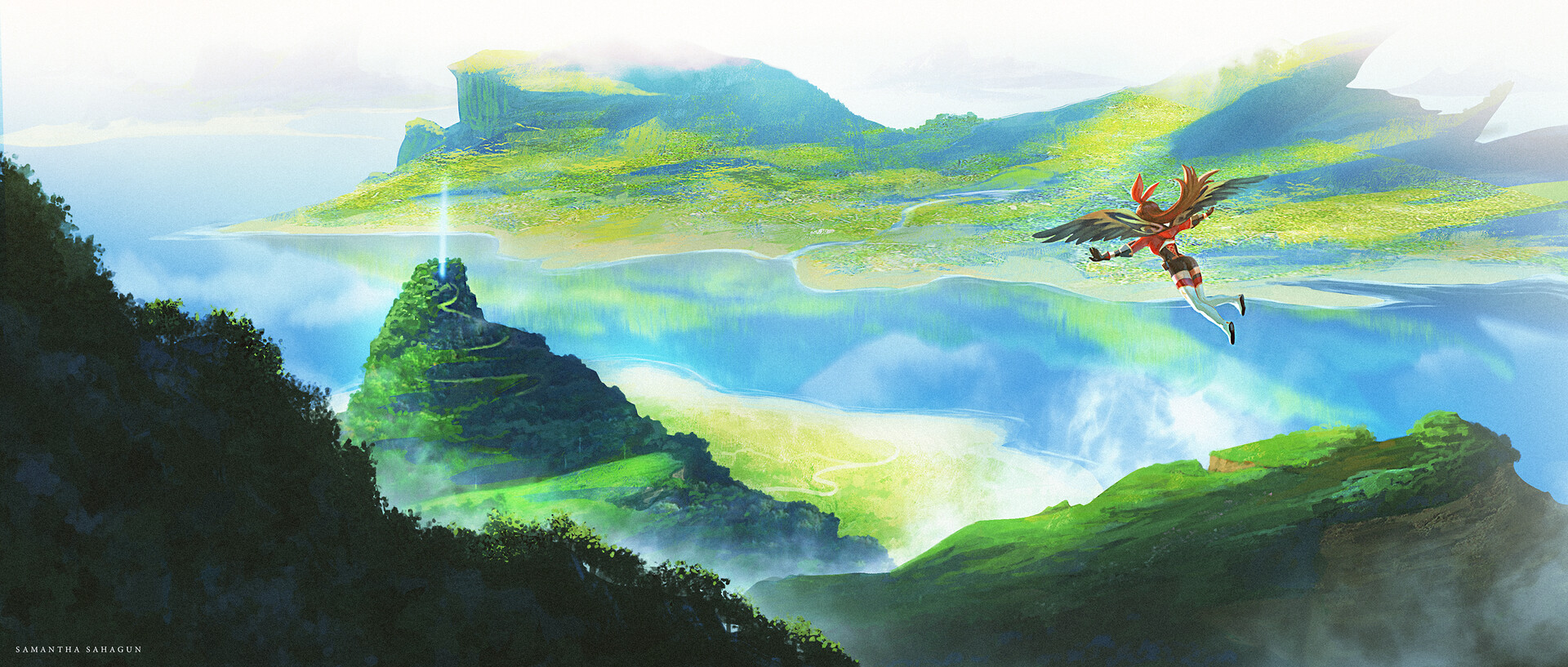 ArtStation - Gliding Champion of Mondstadt