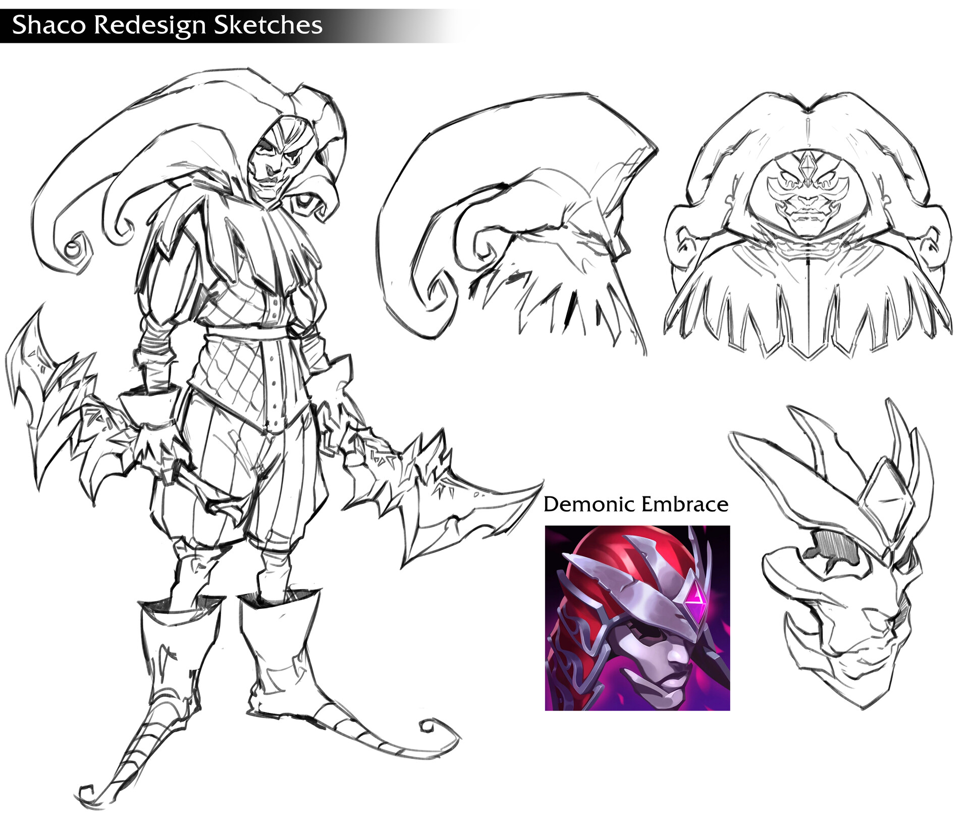 Jesse Hang - League of Legends Fan Art: Shaco Redesign