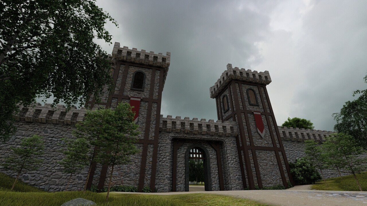 ArtStation - Medieval Gate