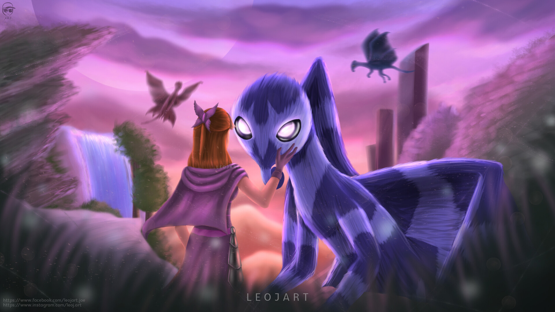 ArtStation - Sery And The Butterdragon