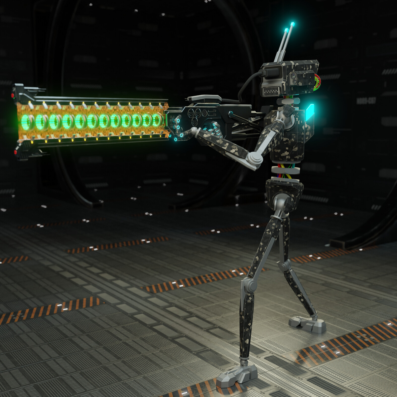 Yargon K - Sniper Guard Robot from Unit 042: Collection