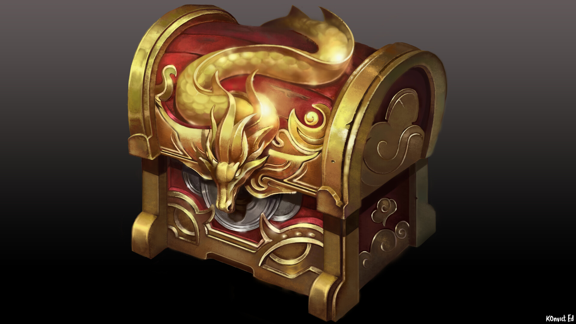 ArtStation - Dragon Treasure Chest