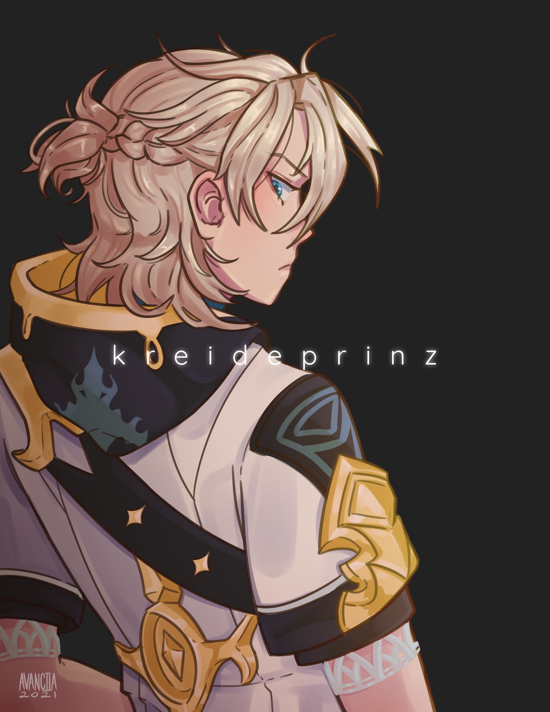 Artstation Kreideprinz Albedo Fan Art