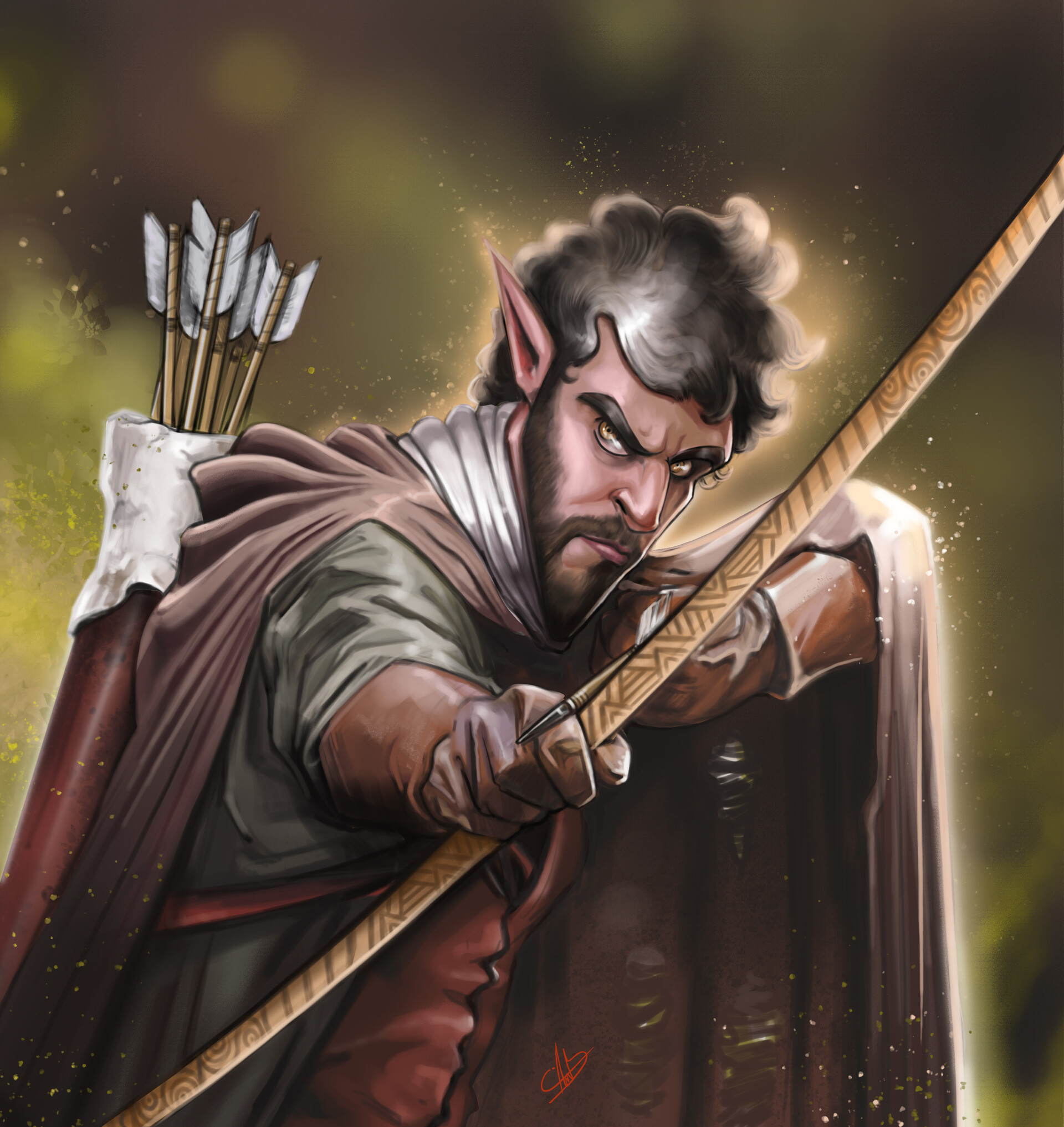 Elven Archer Portrait