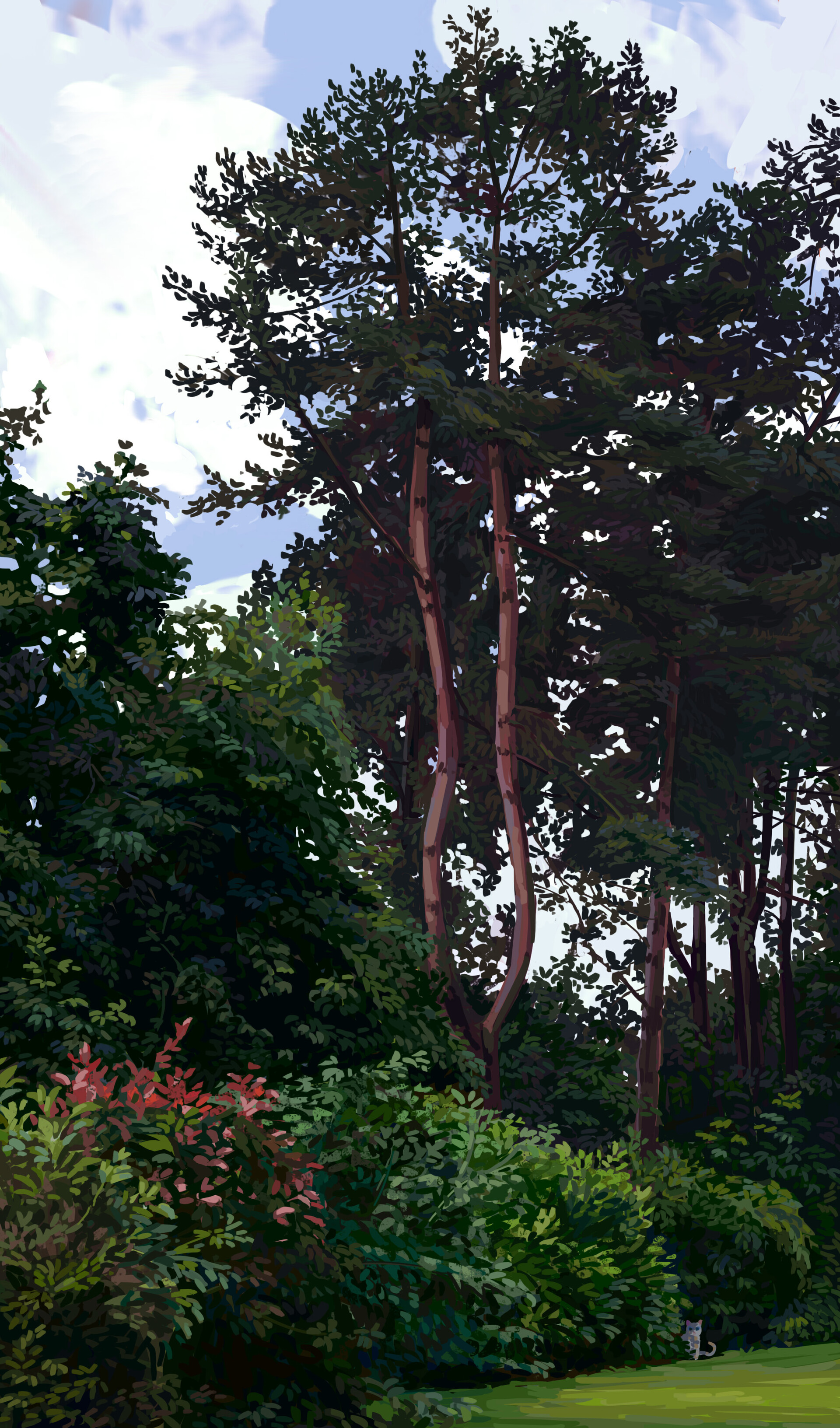 ArtStation - Tall trees