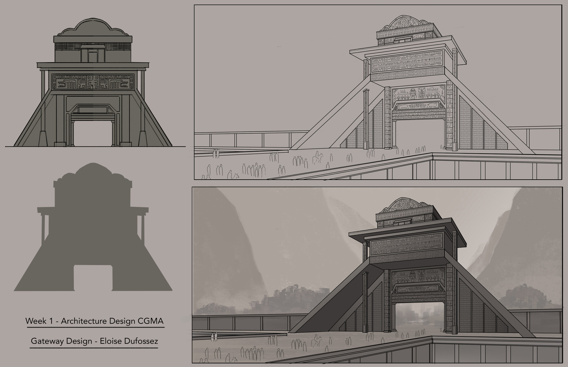 ArtStation - Fantasy Gateway Concept