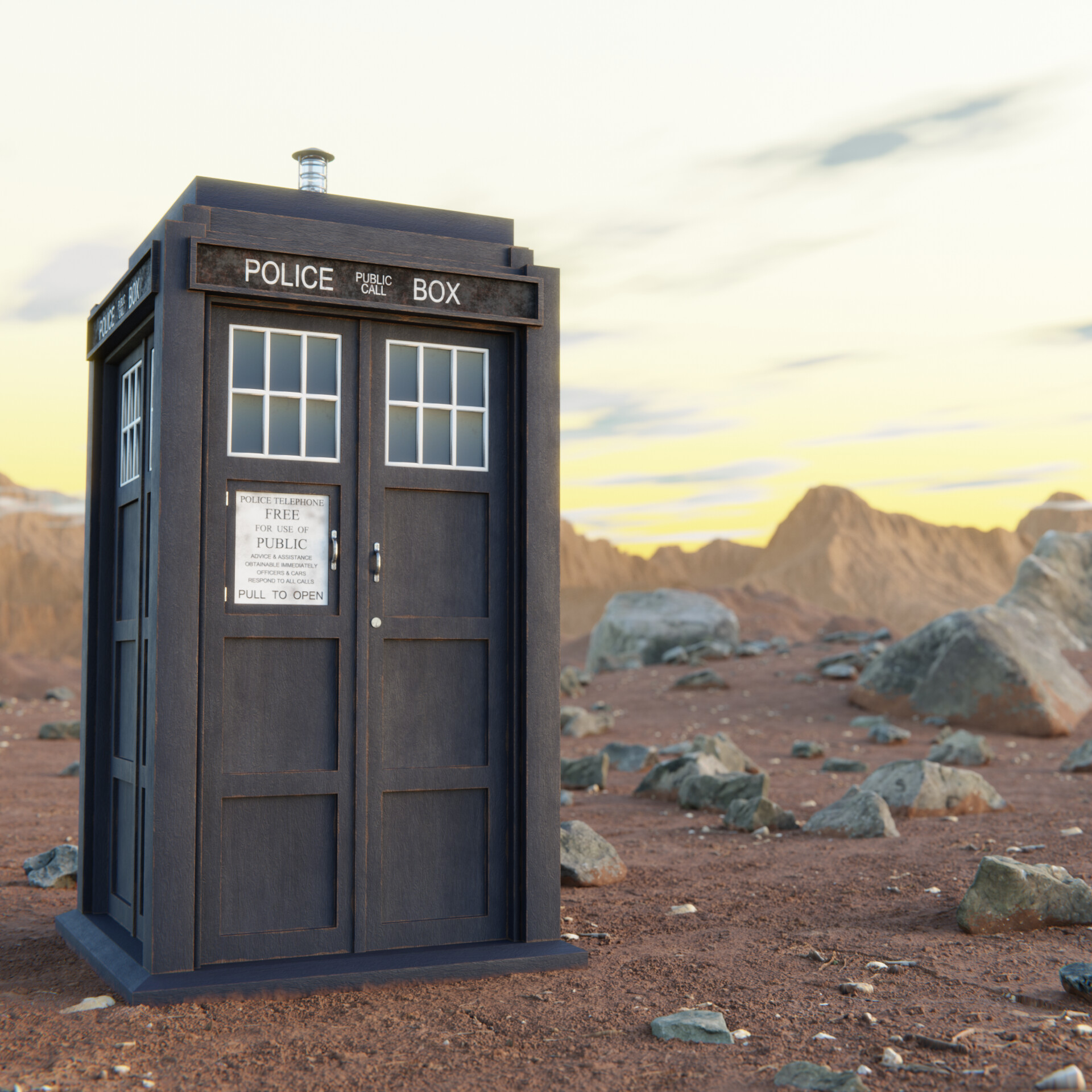 ArtStation - The TARDIS