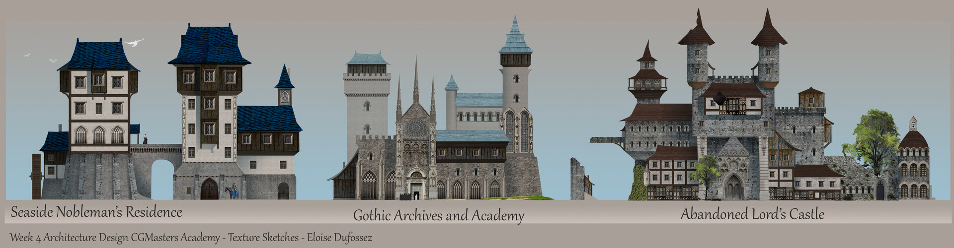 ArtStation - Medieval Concept Sketches