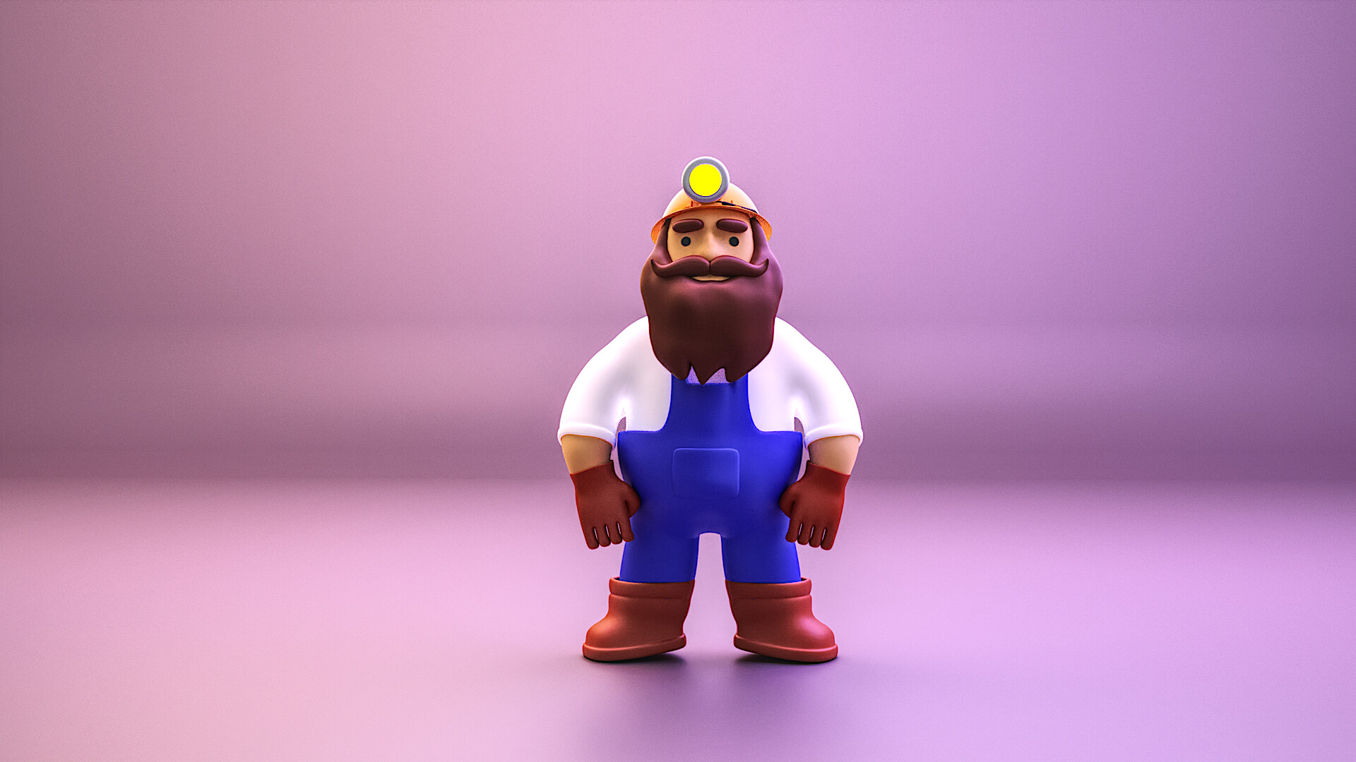 ArtStation - Little Cute Dwarf Miner Character