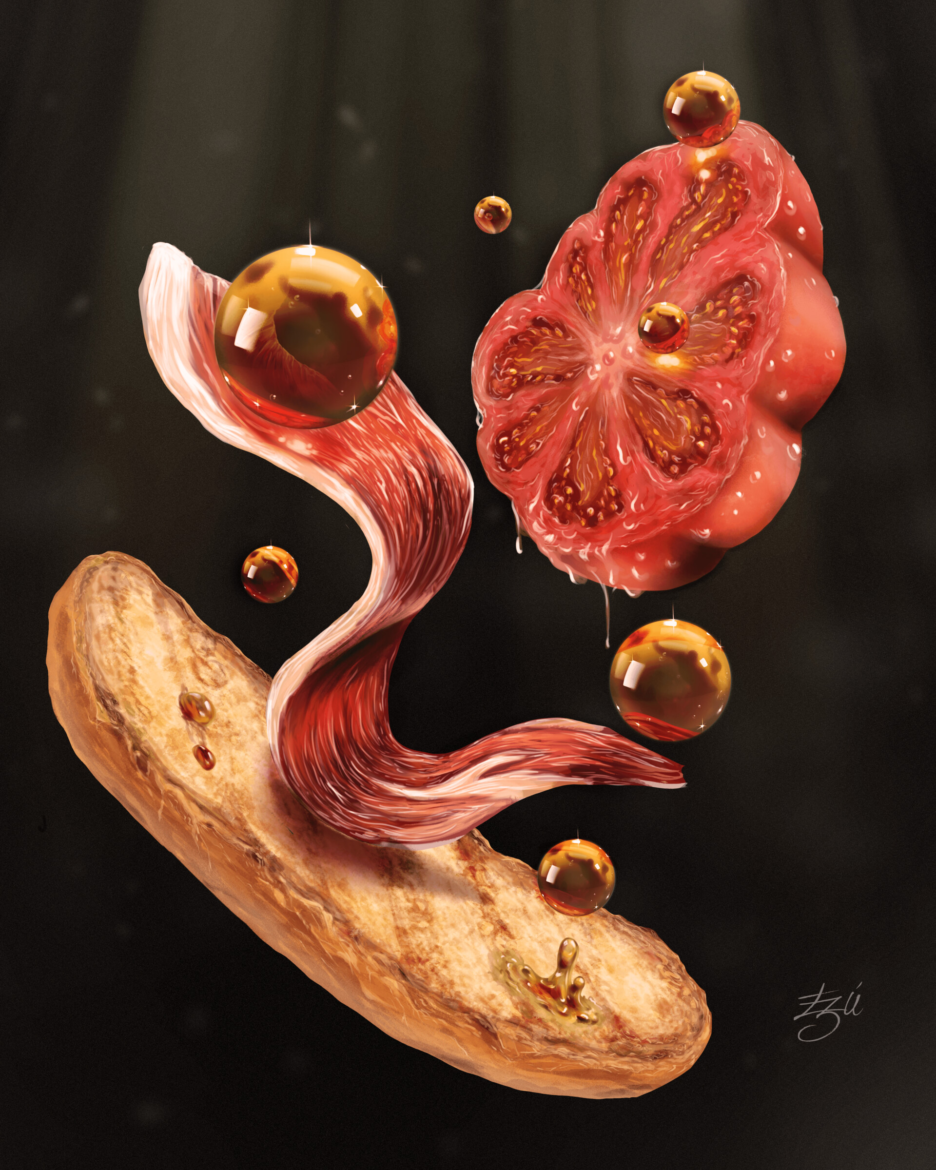 ArtStation - Pan con Tomate