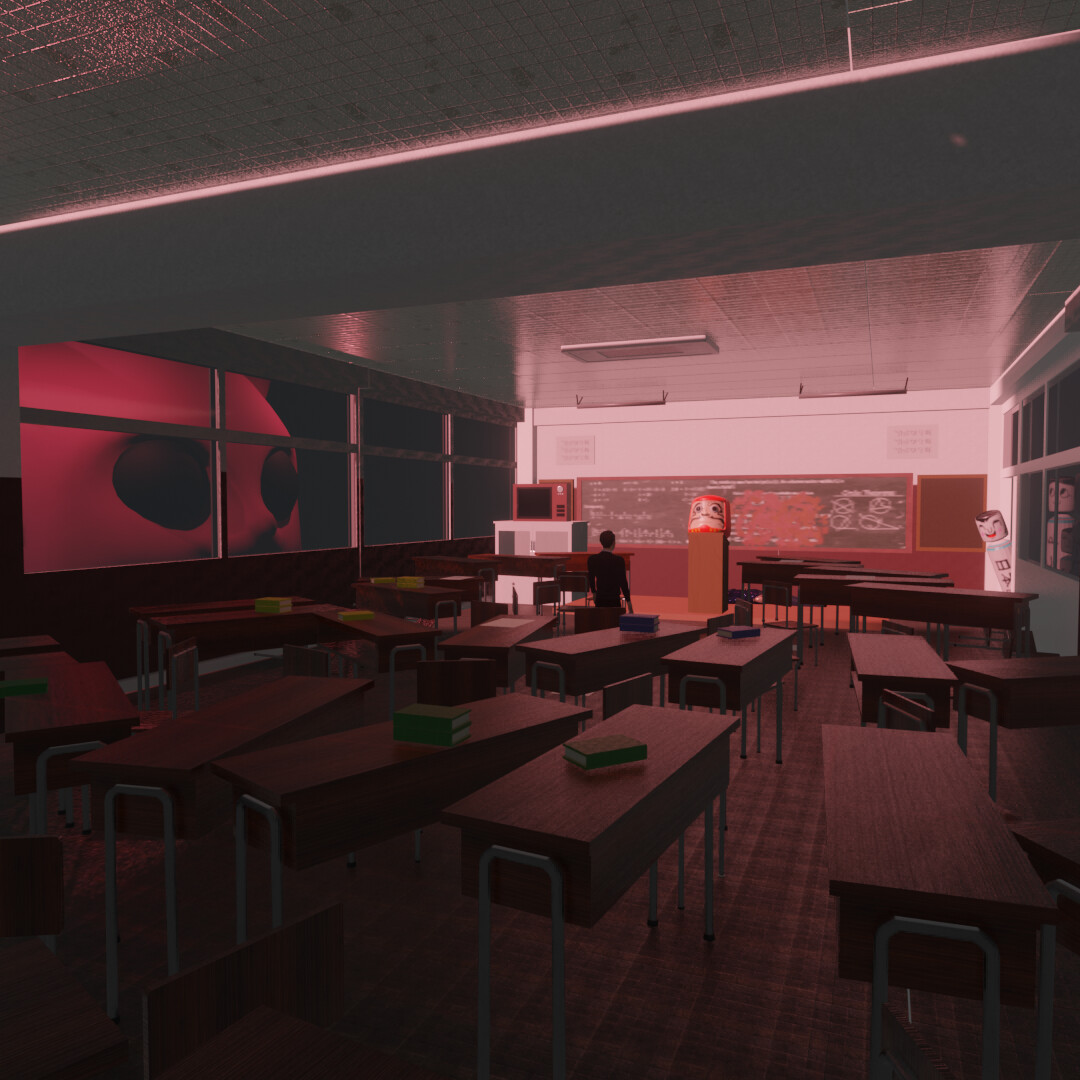 ArtStation - Creepy School