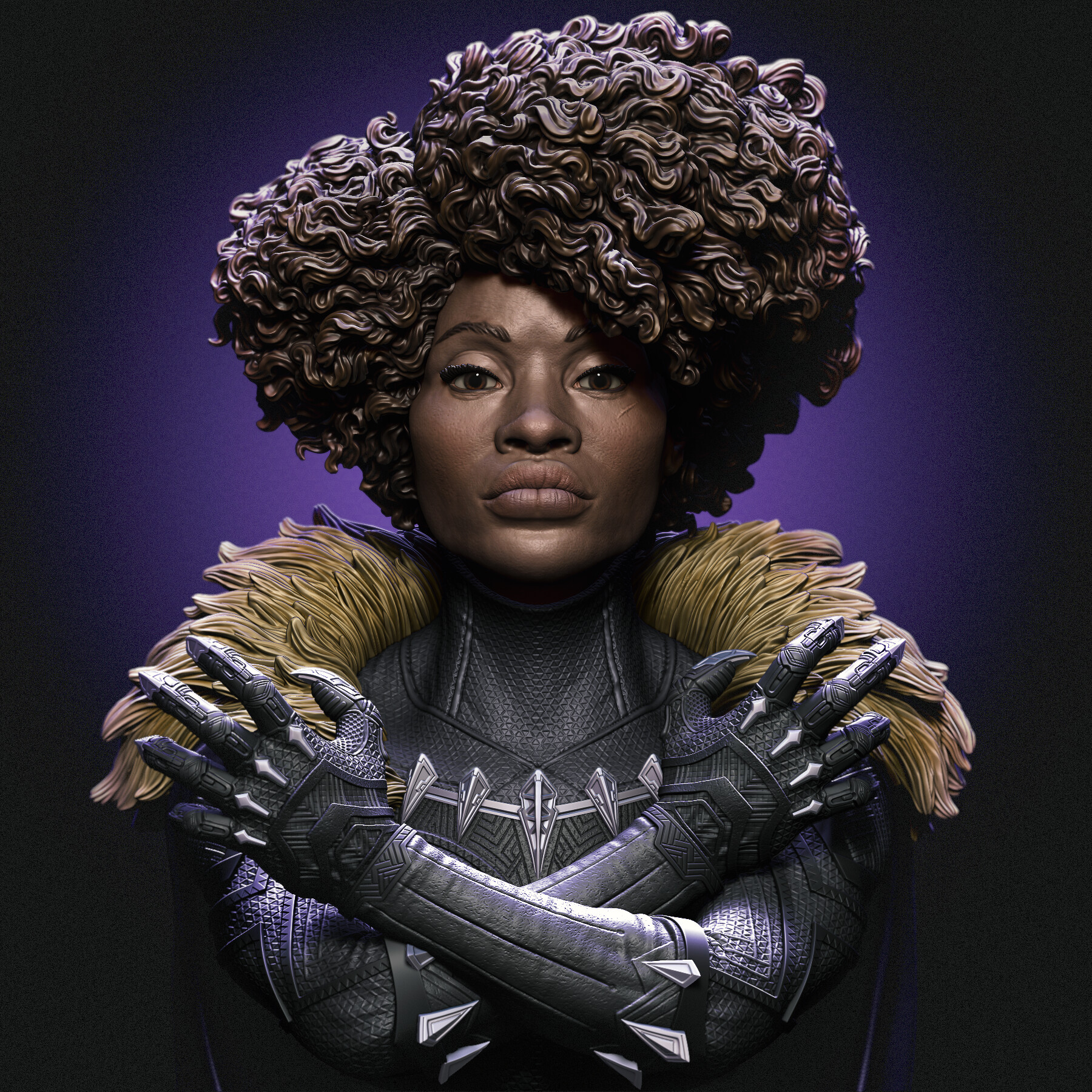 ArtStation - Black Panther Shuri - fan Art
