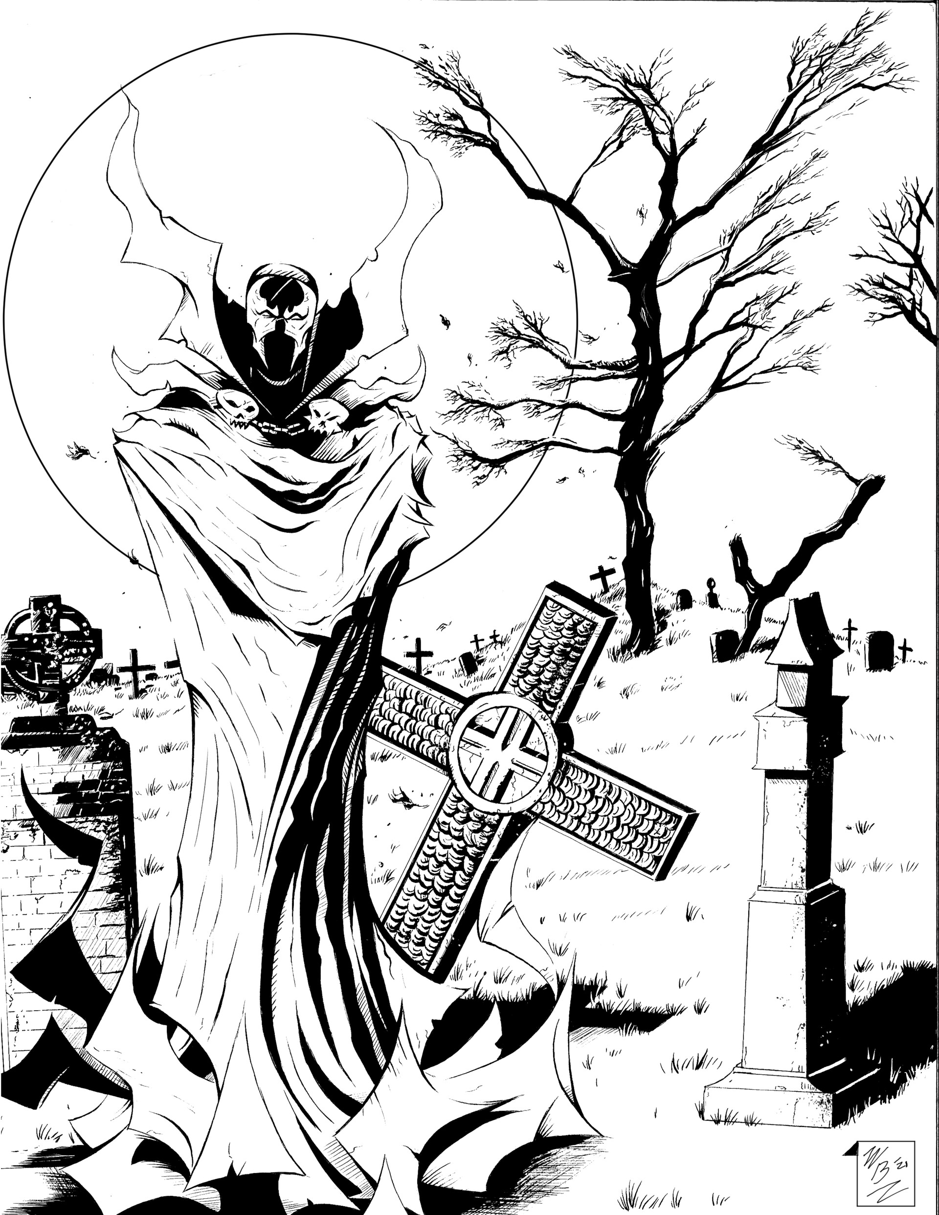 ArtStation - Spawn at the Graveyard