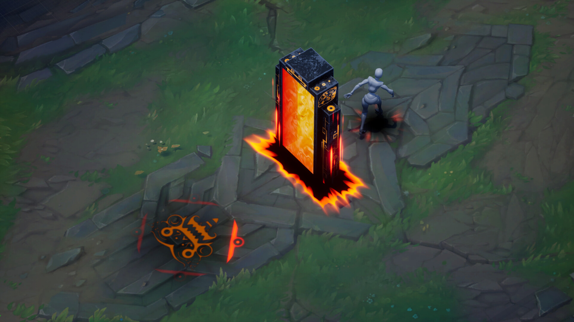 ArtStation - MOBA Attack #2 - Hell Hound Portal Slam