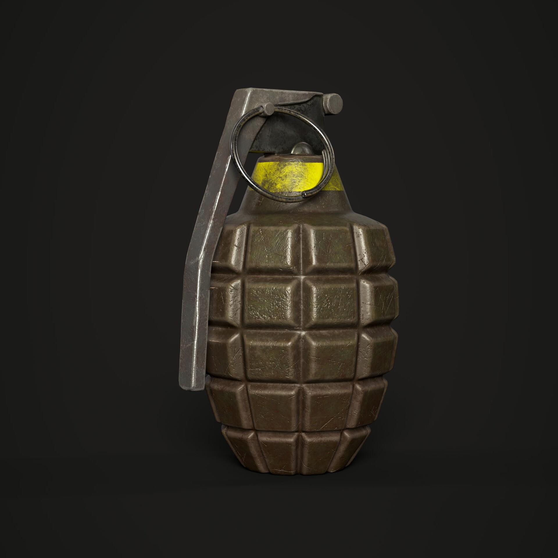 ArtStation - Hand Grenade_ Gaming 3D prop
