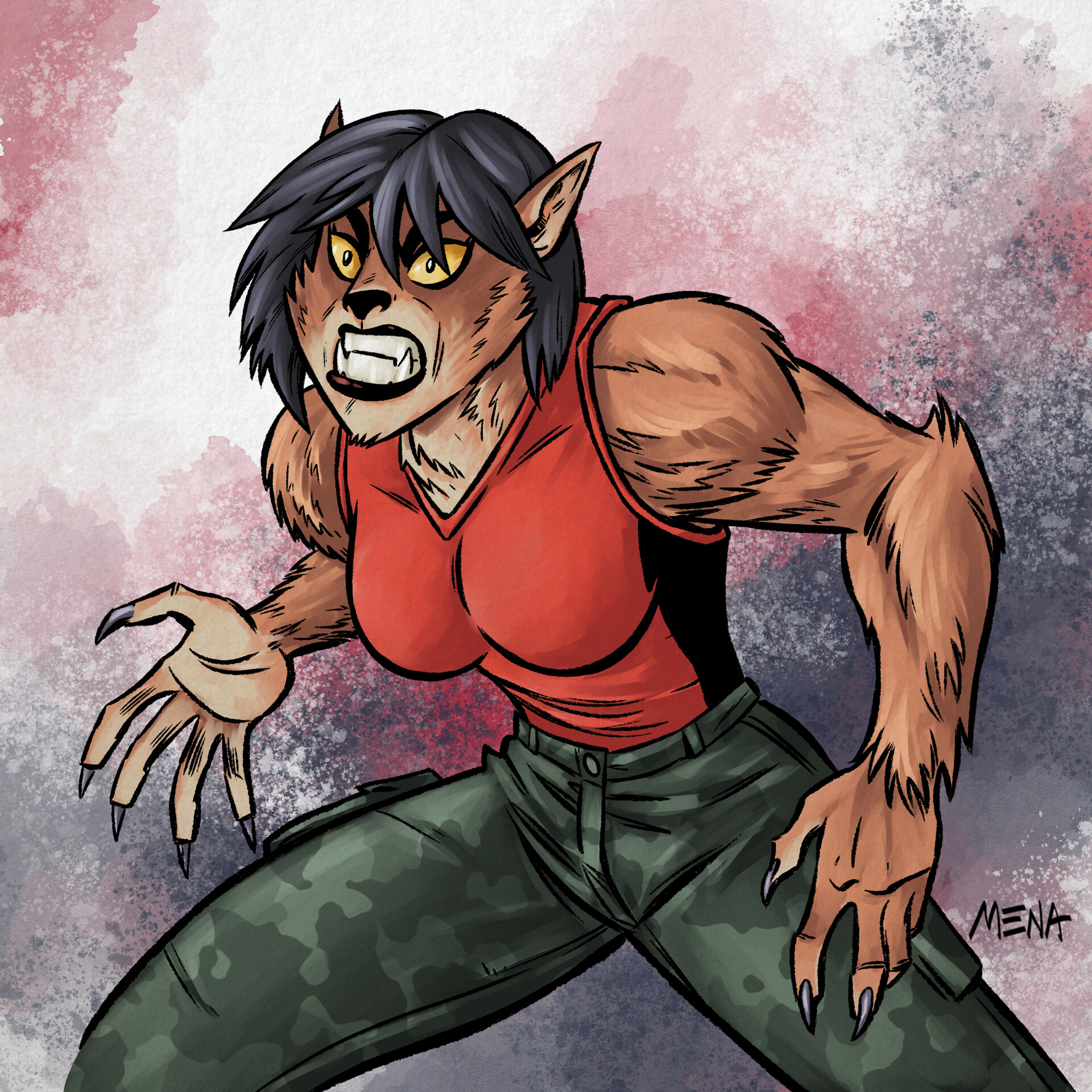 ArtStation - Beware the She-Wolf