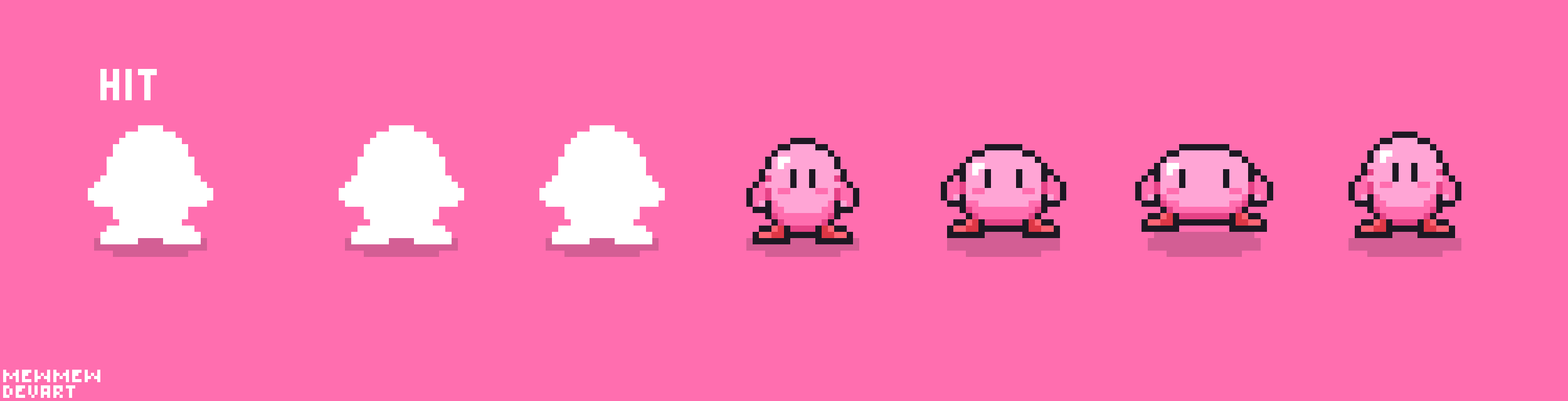Kirby 8 Bit Sprite