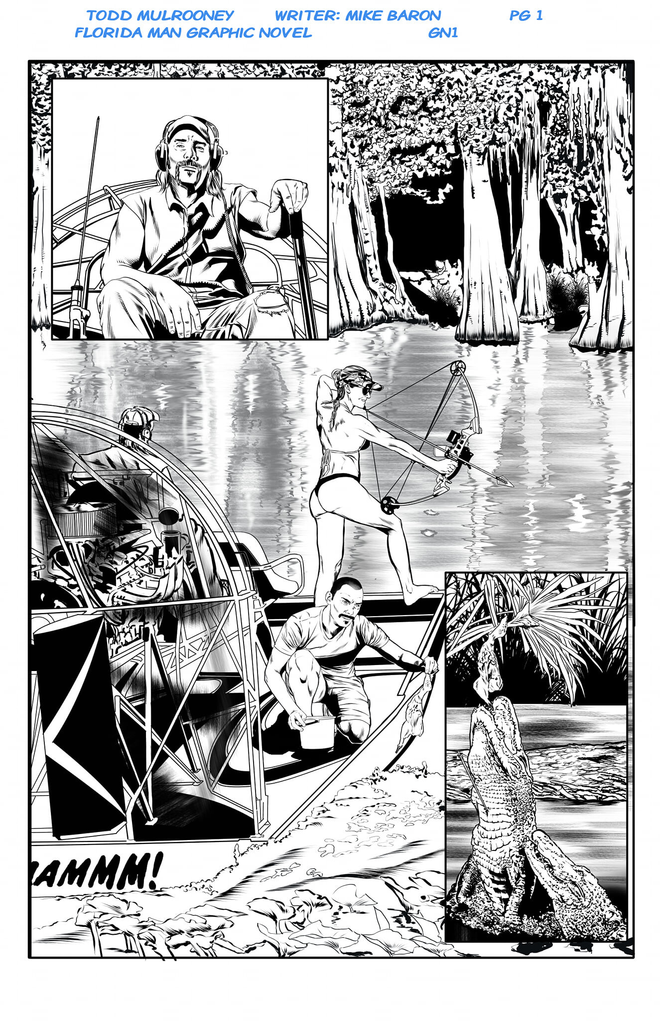 ArtStation - Florida Man Graphic Novel v.1 Pages