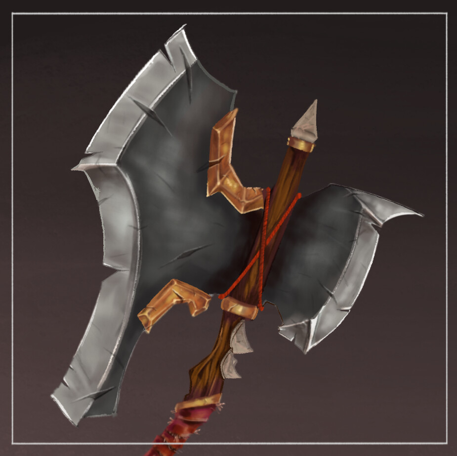 Riley Hazelrigg - DnD NPC Axe Design