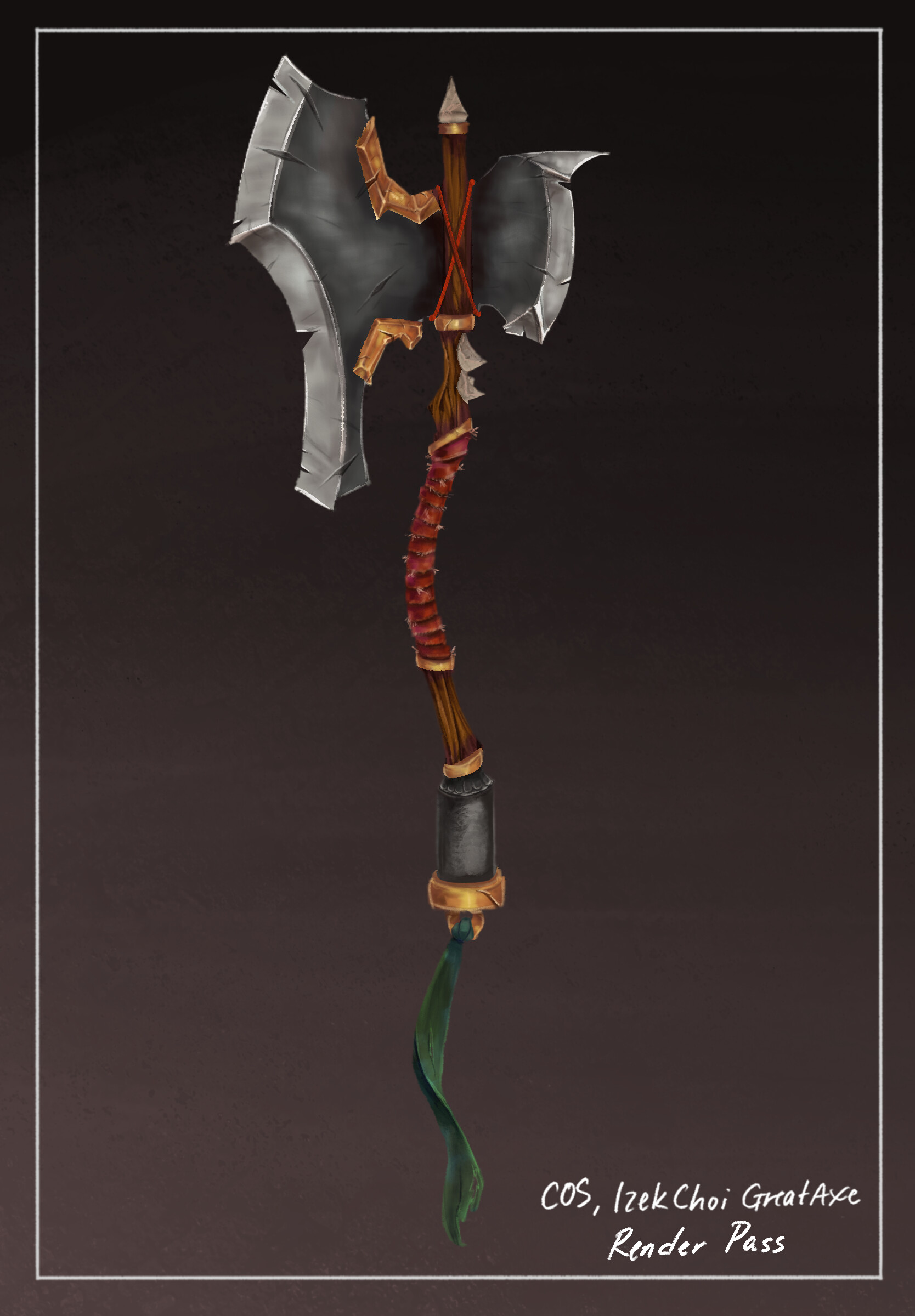 Riley Hazelrigg - DnD NPC Axe Design
