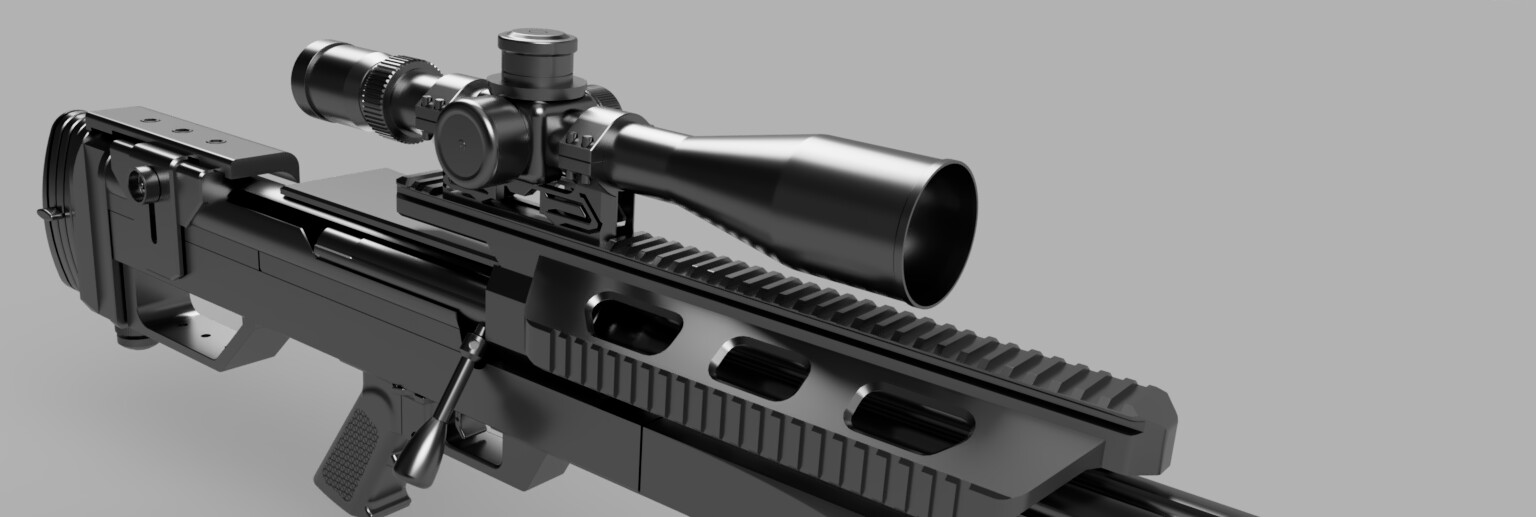 sayed abdalfatah - steyr HS-50 sniper rifle
