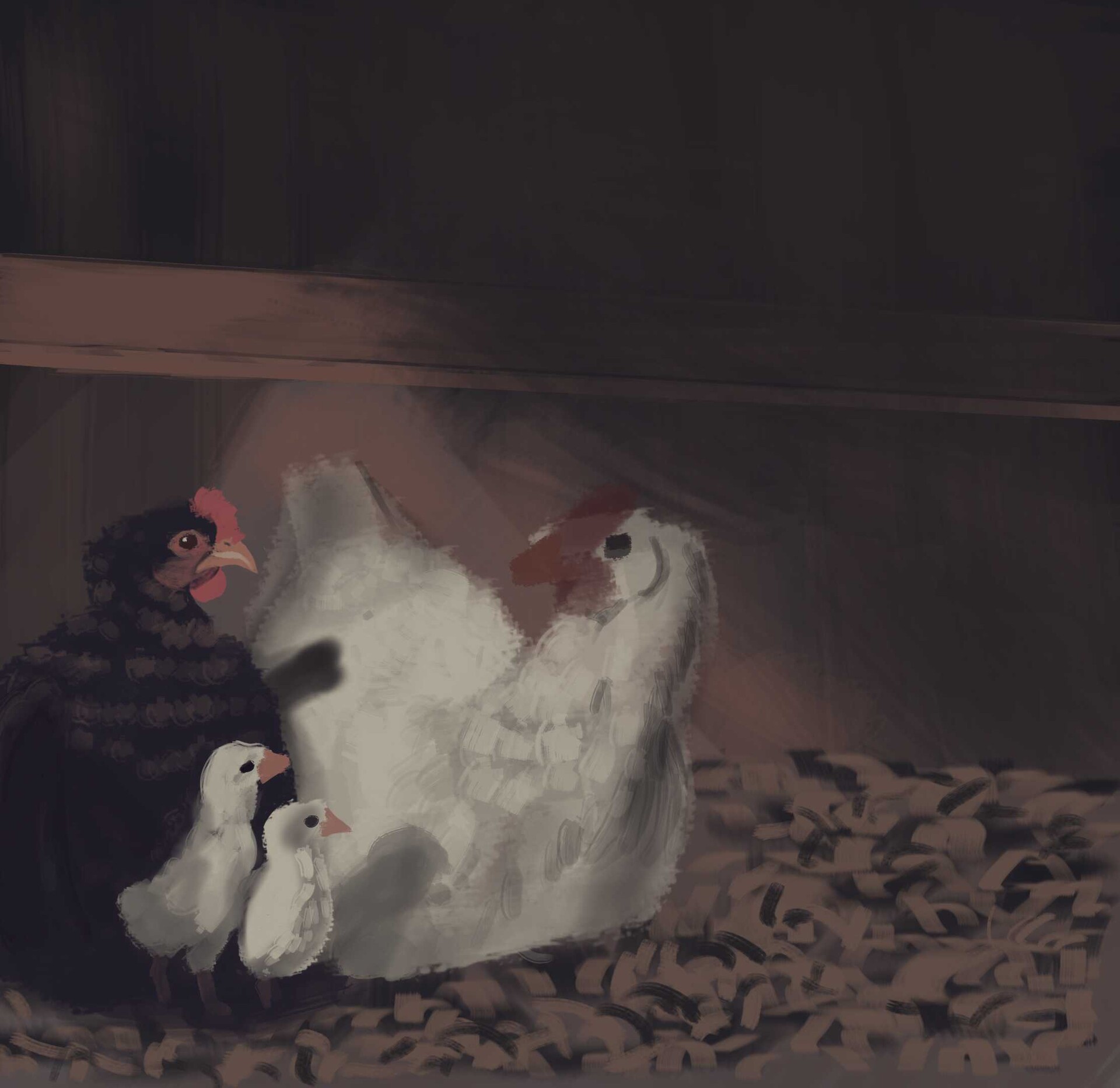 ArtStation - Chickens