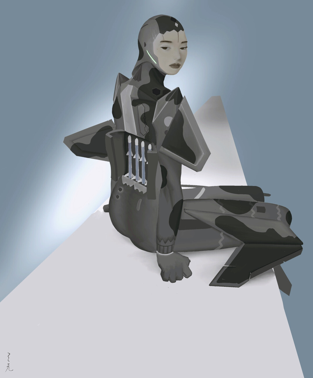 ArtStation - SHE-FIRE FANG J20