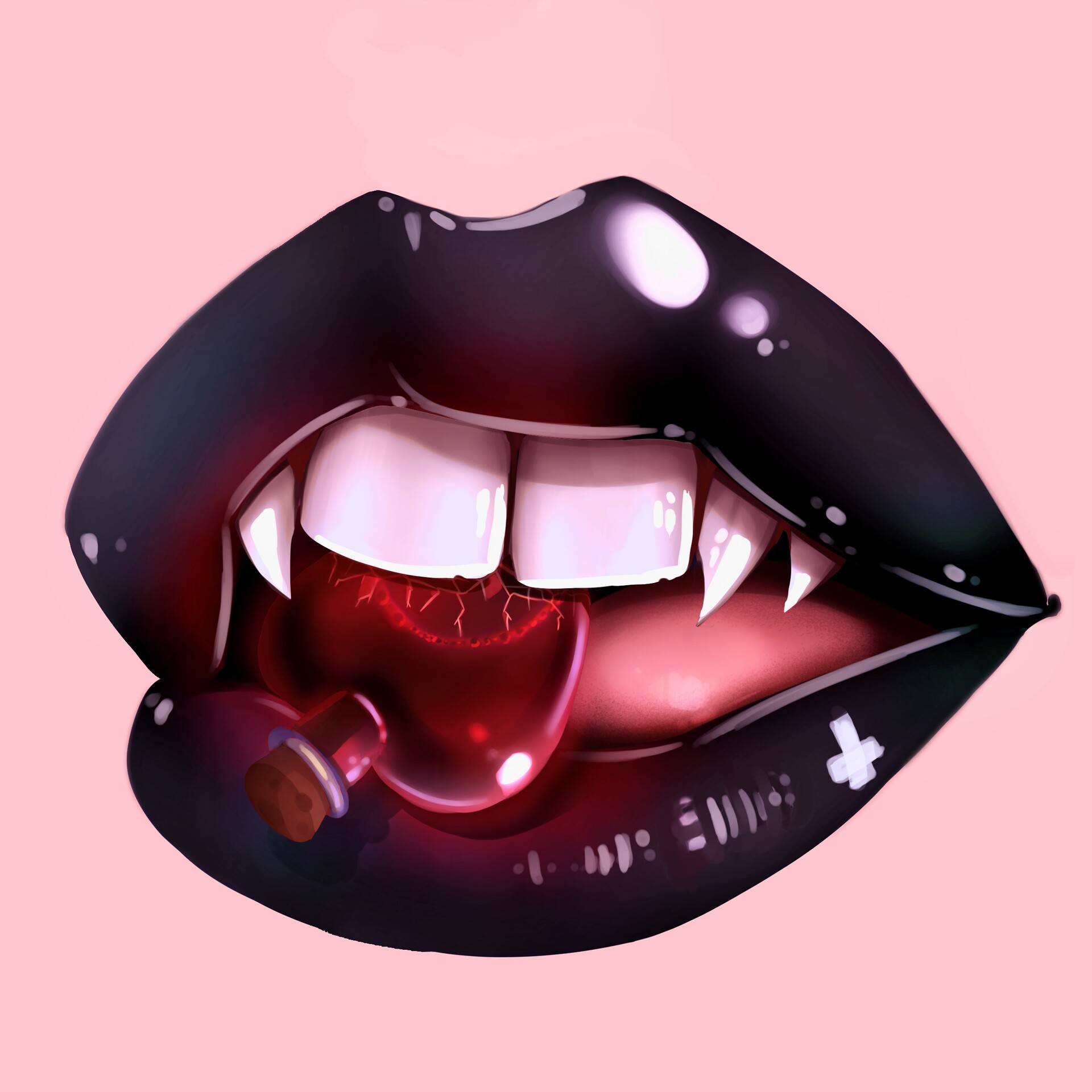 ArtStation - Paintable Weekly Challenge: Stylized Lips