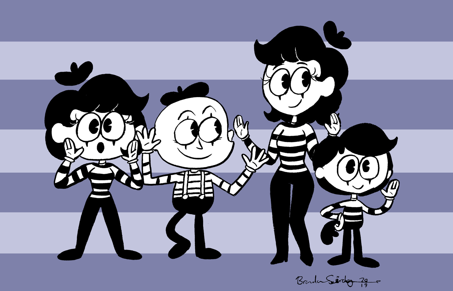 ArtStation - The Mime Family