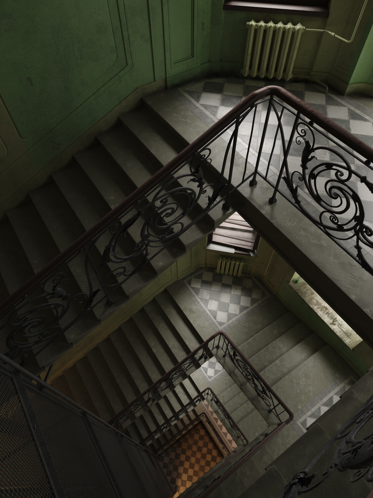 ArtStation - Stairs in the house of Bak