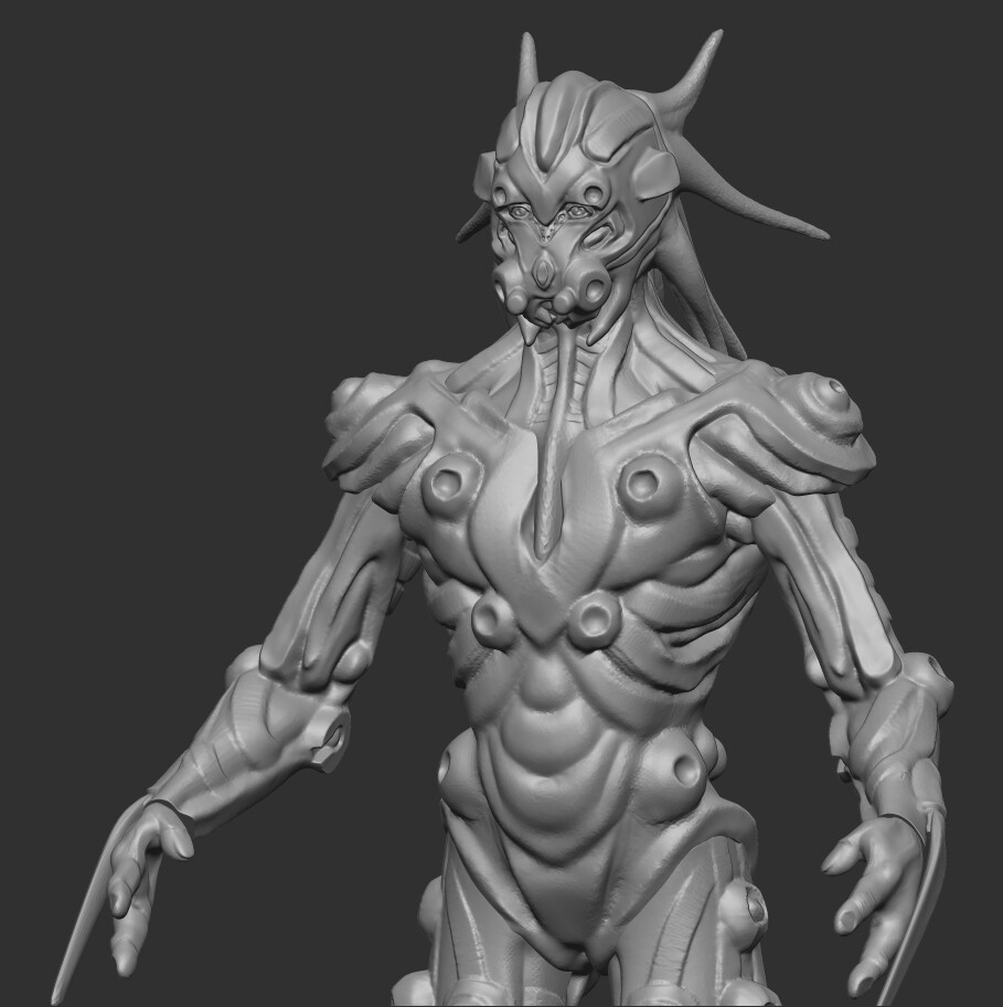 ArtStation - Mutan with a powersuit.