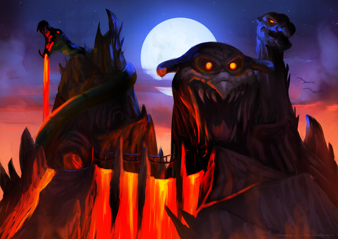 ArtStation - Snake Mountain- MOTU REVELATION