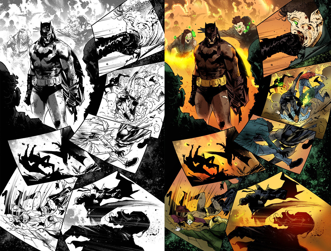 ArtStation - Color Test Page- Batman #96- 10