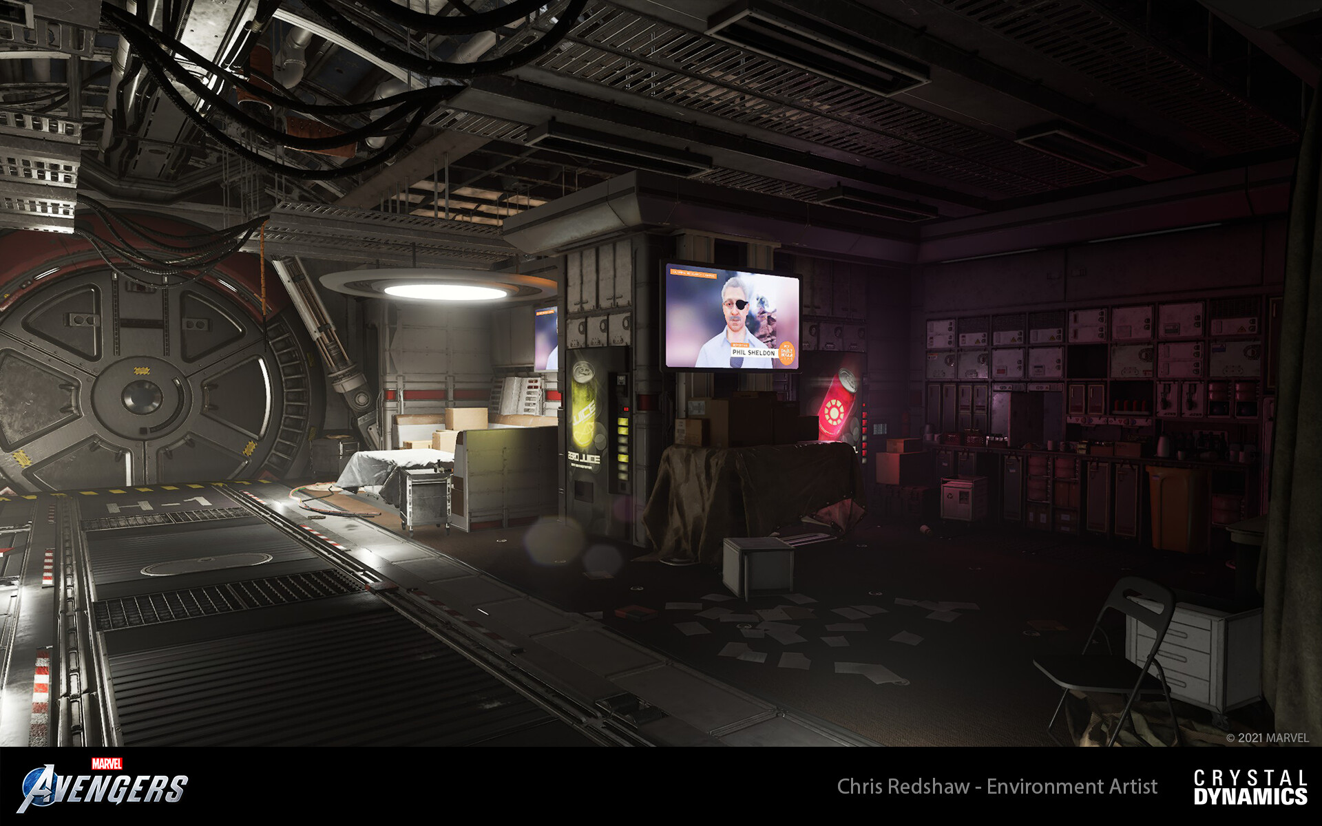 Chris Redshaw - Marvels Avengers - Helicarrier