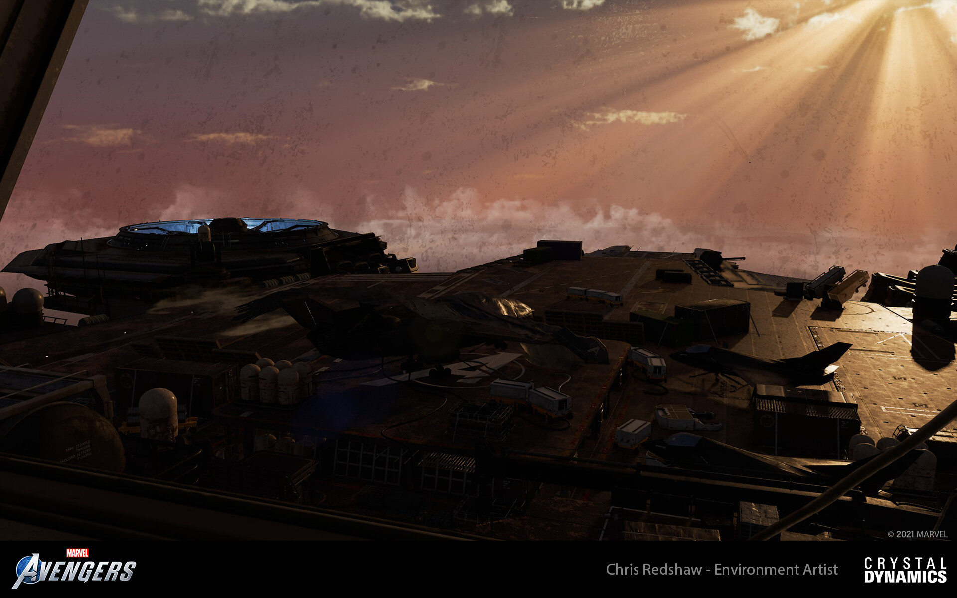 Chris Redshaw - Marvels Avengers - Helicarrier