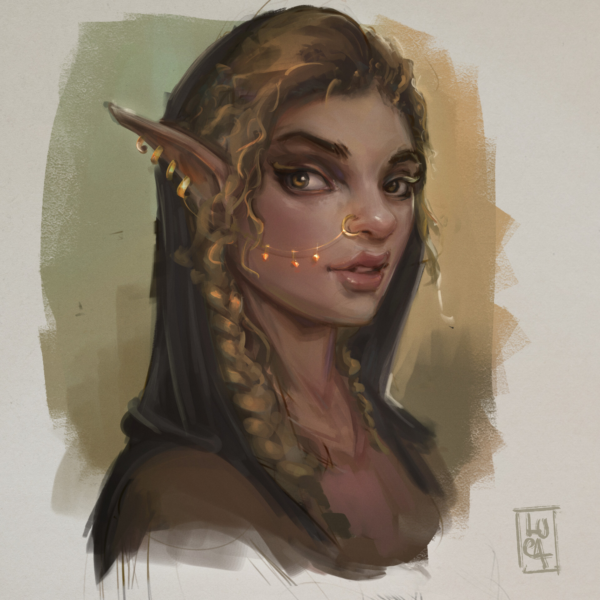 ArtStation - Elf Portrait