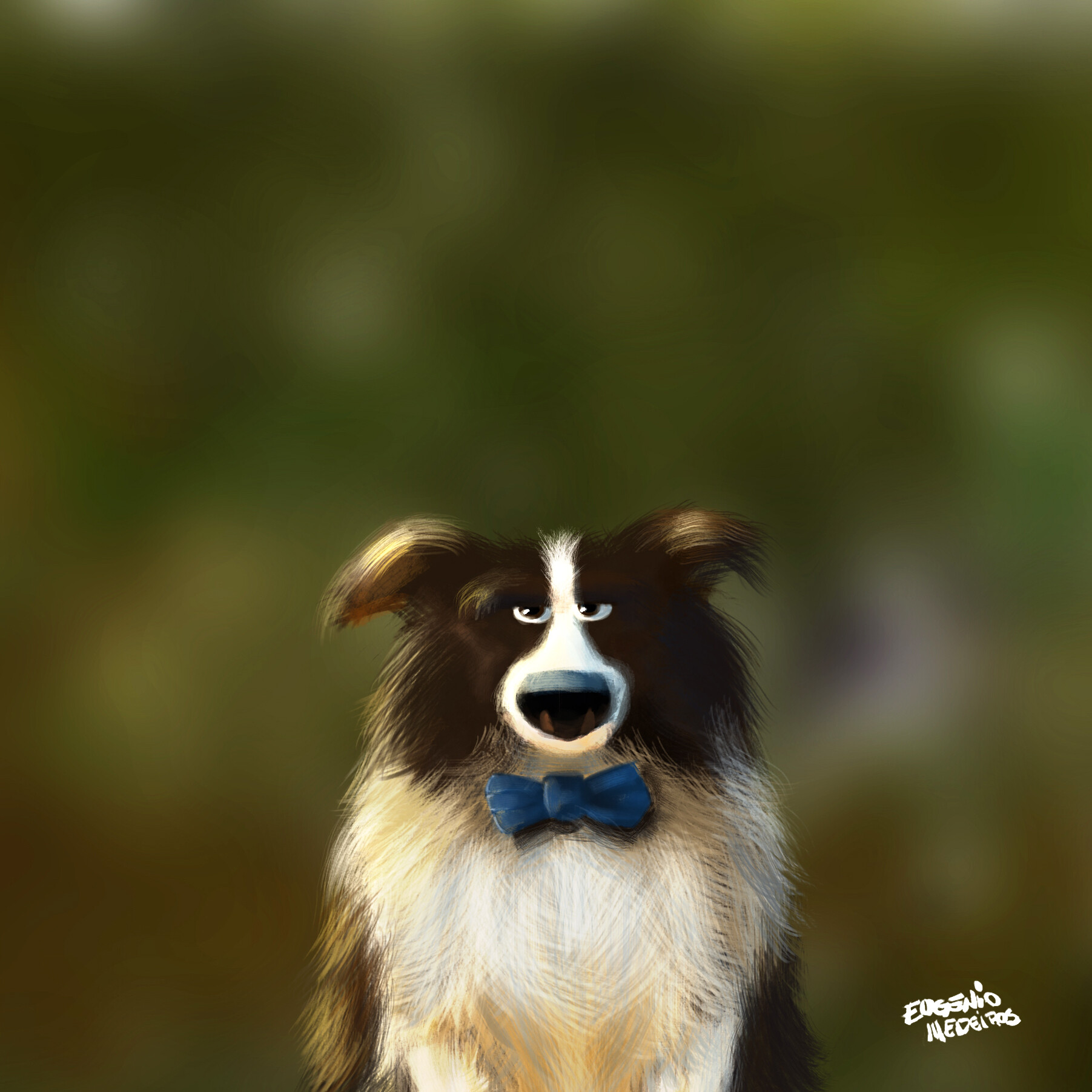 ArtStation - Dogs - Border Collies