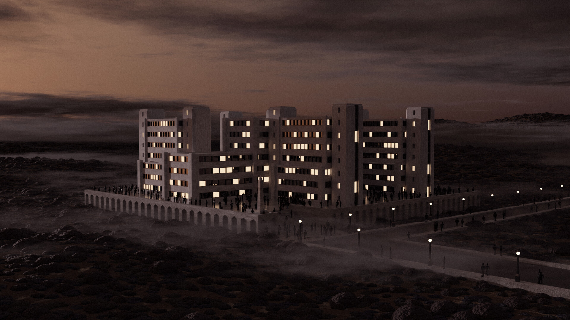 ArtStation - Brutalist Architecture - Weekly Render Challenge