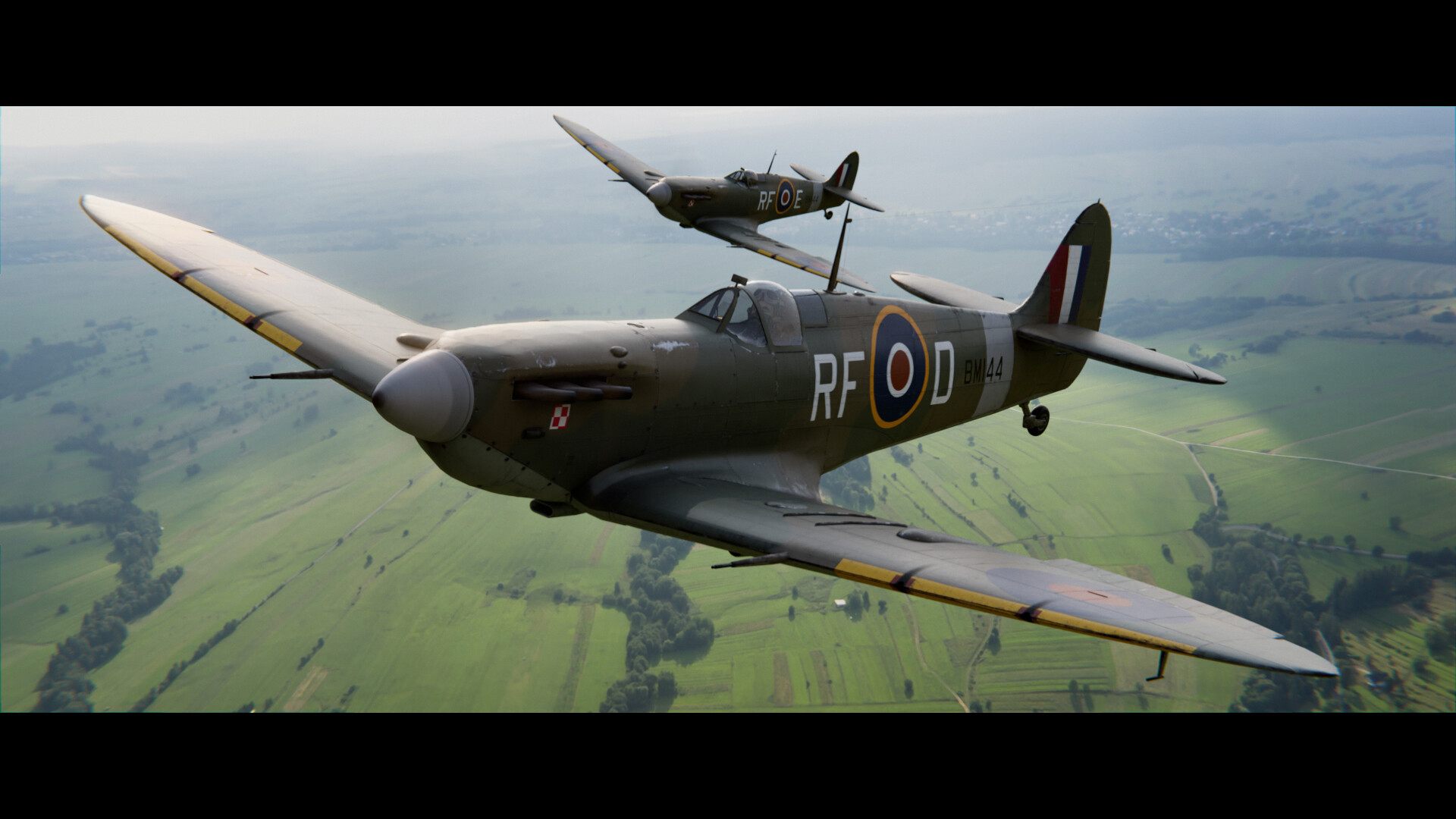 ArtStation - Wingman - Squadron 303 Spitfire Formation