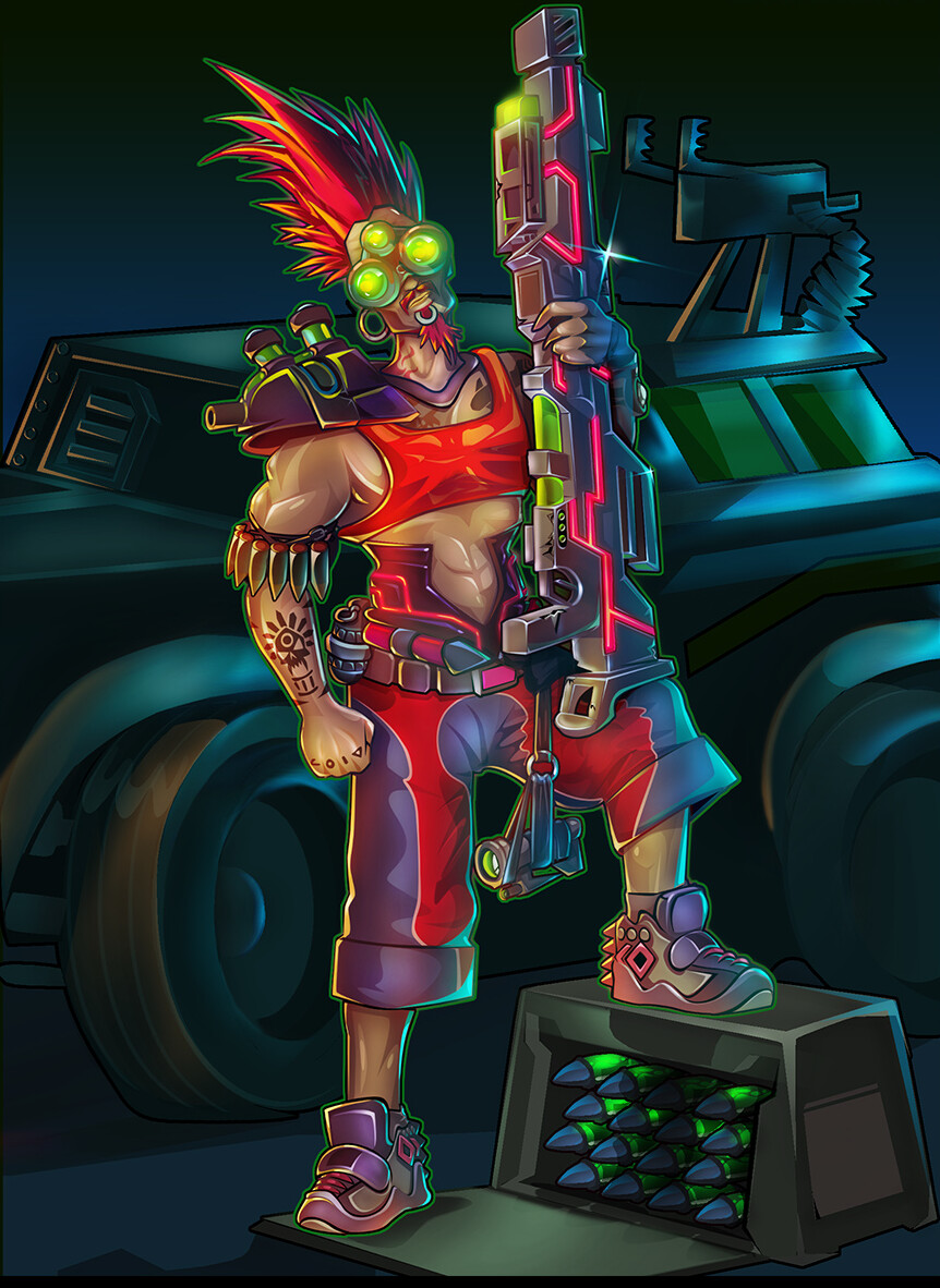 ArtStation - Cyberpunk Character 3