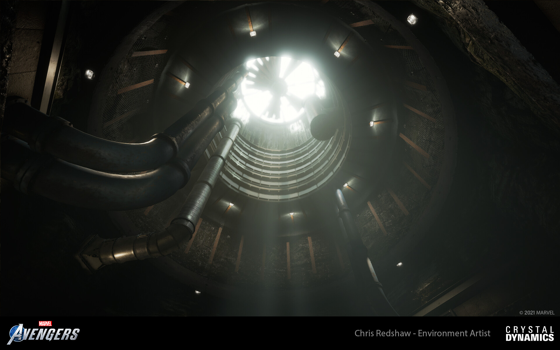 Chris Redshaw - Marvels Avengers - Underground Cache