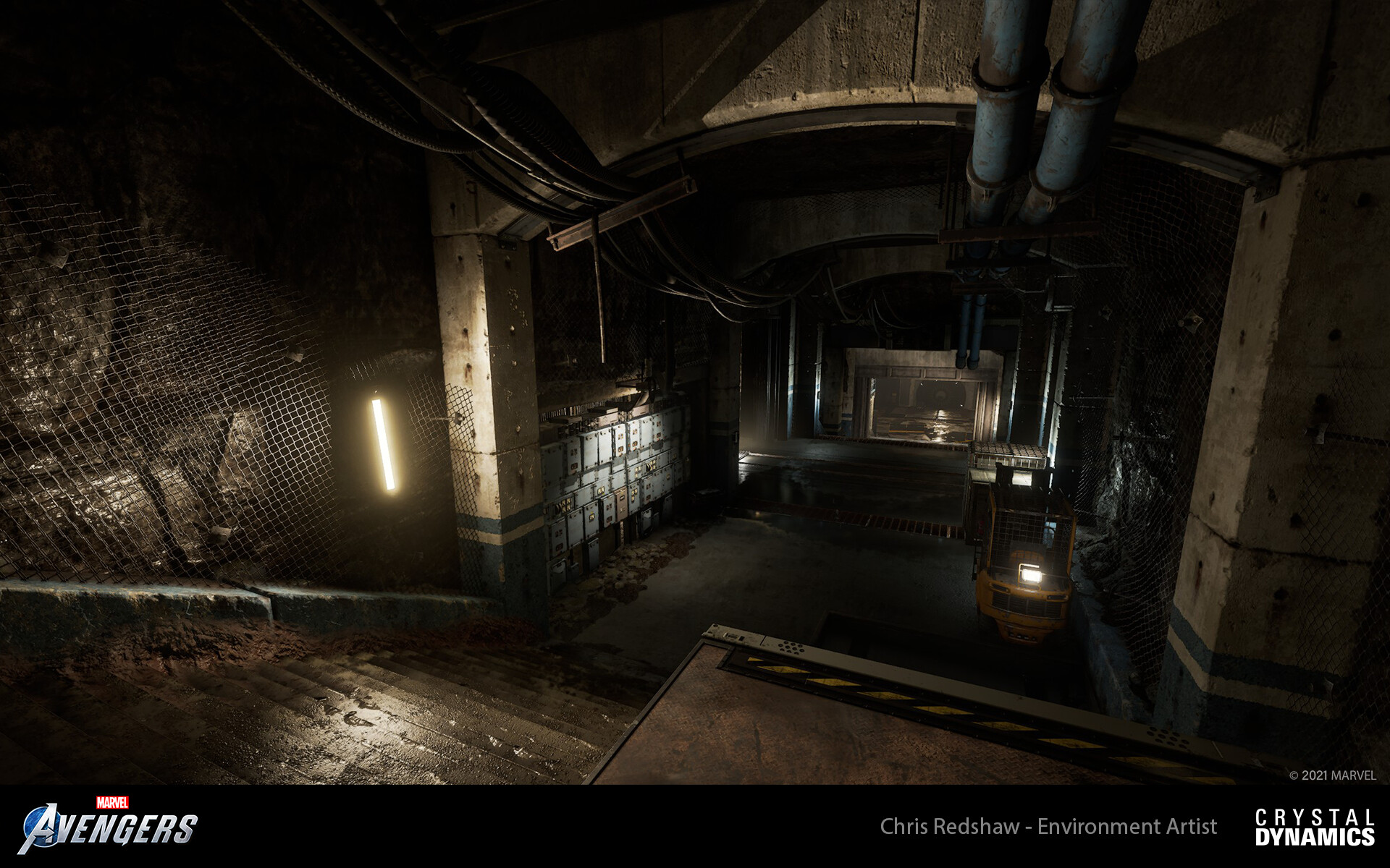 Chris Redshaw - Marvels Avengers - Underground Cache