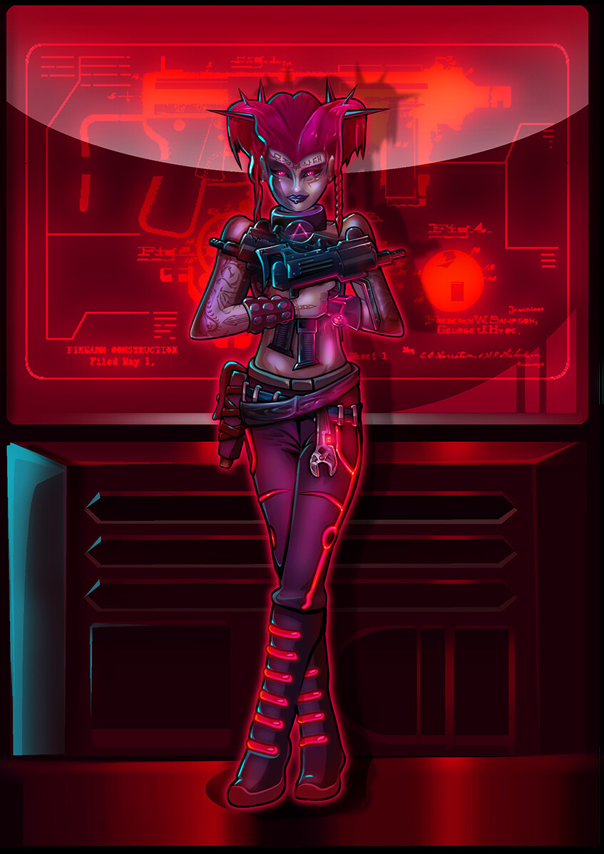 ArtStation - Cyberpunk Character 4